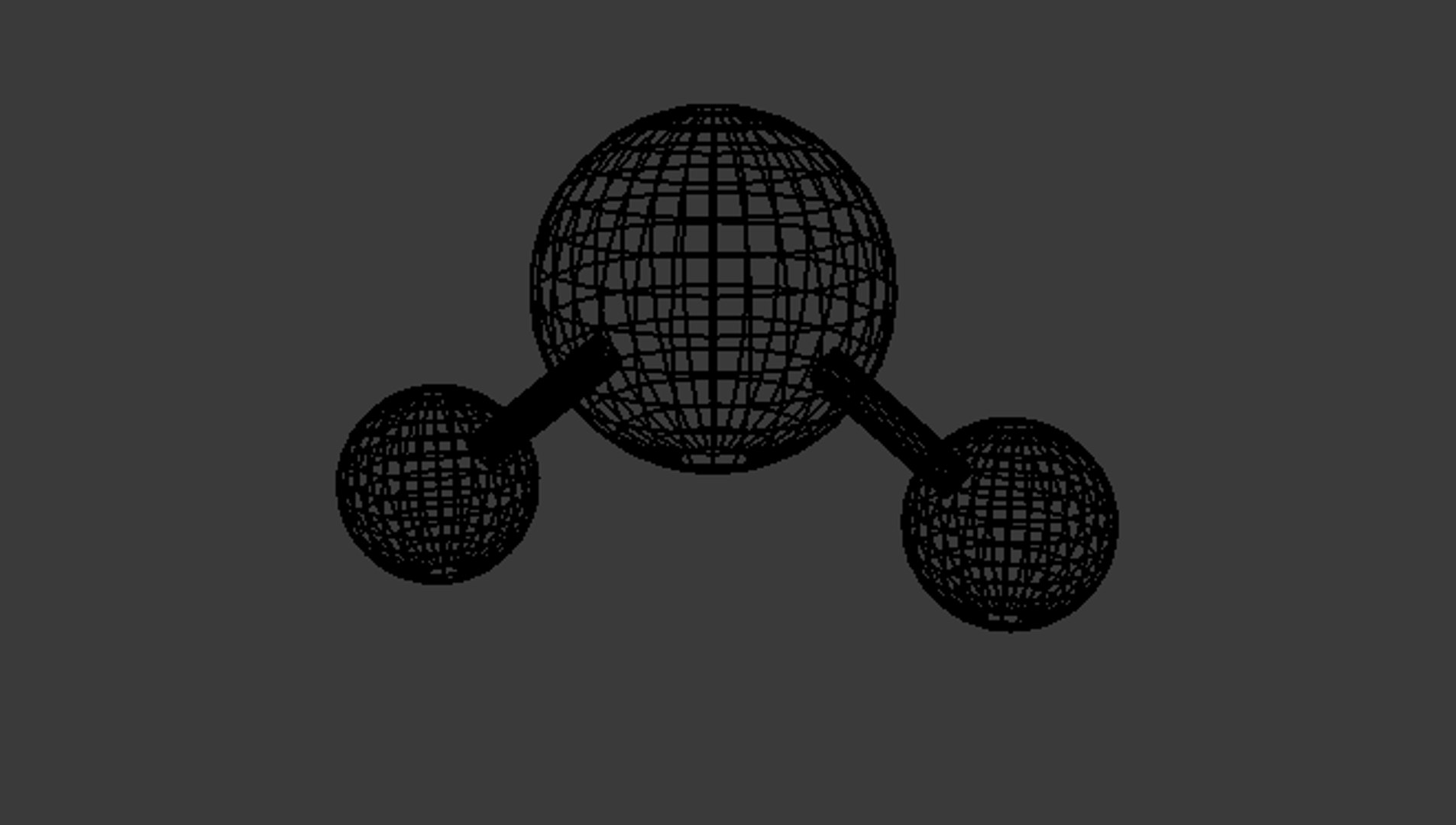 3d Model Water Molecule