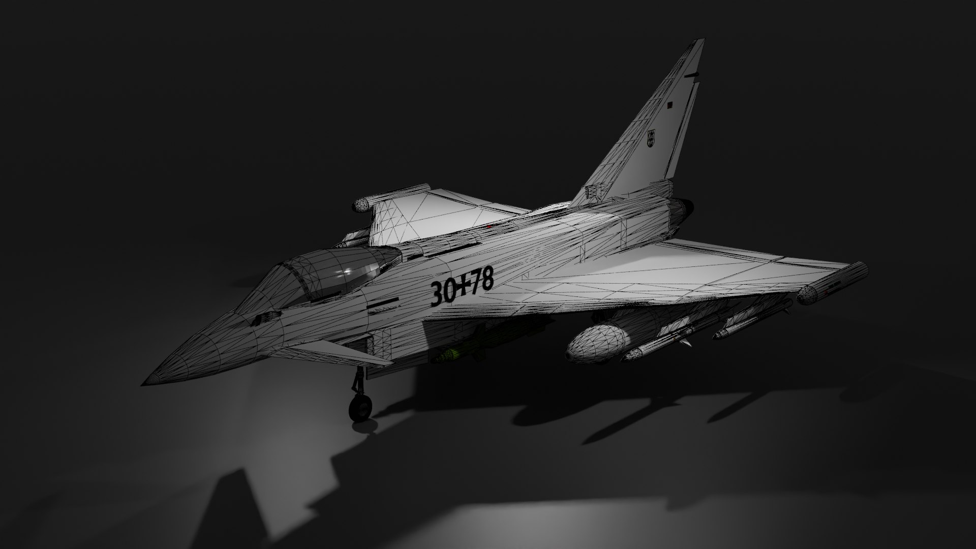 3D Model Detailed Eurofighter Typhoon - TurboSquid 2398832