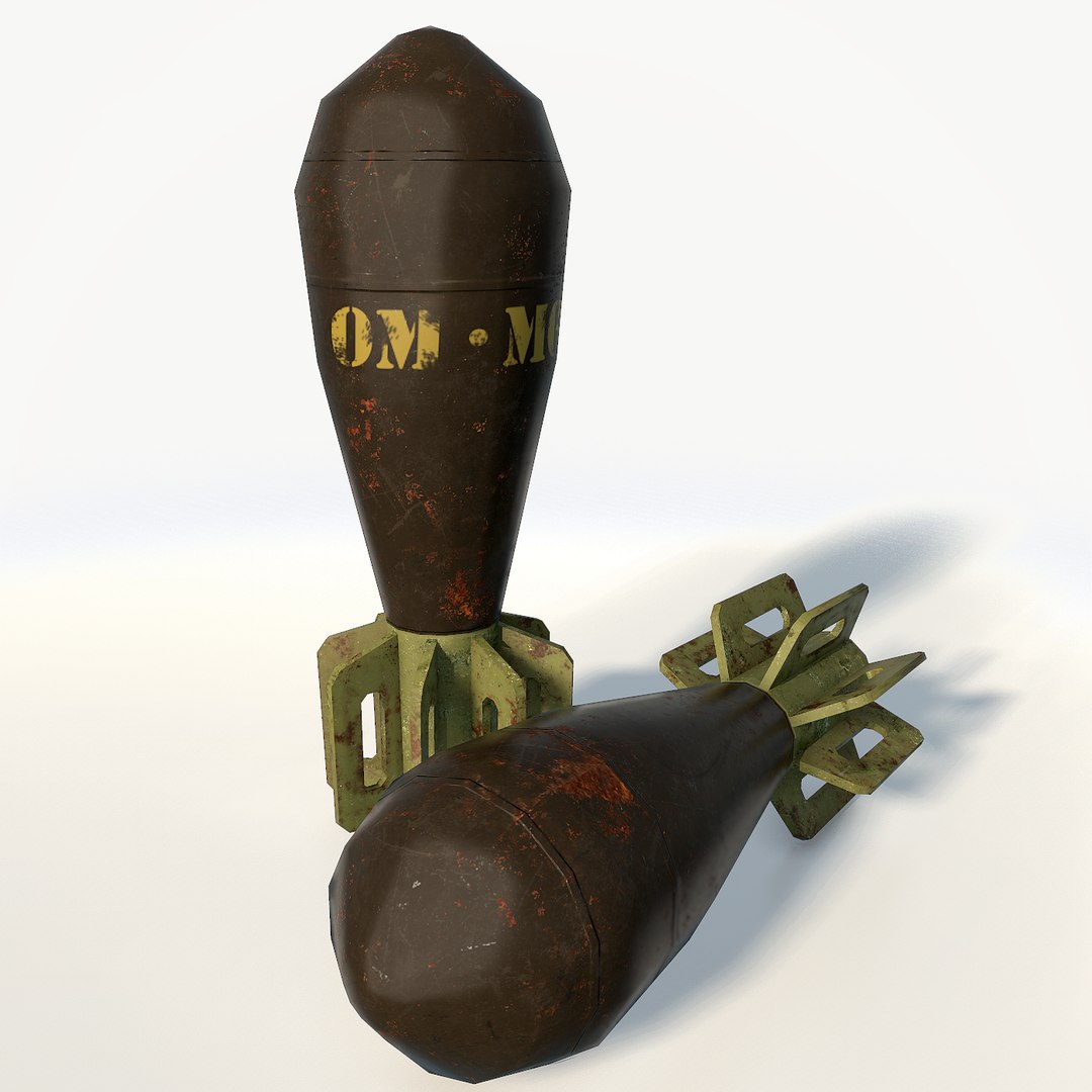 3d Mortar Shell Model