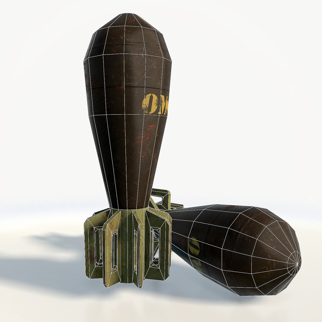 3d Mortar Shell Model