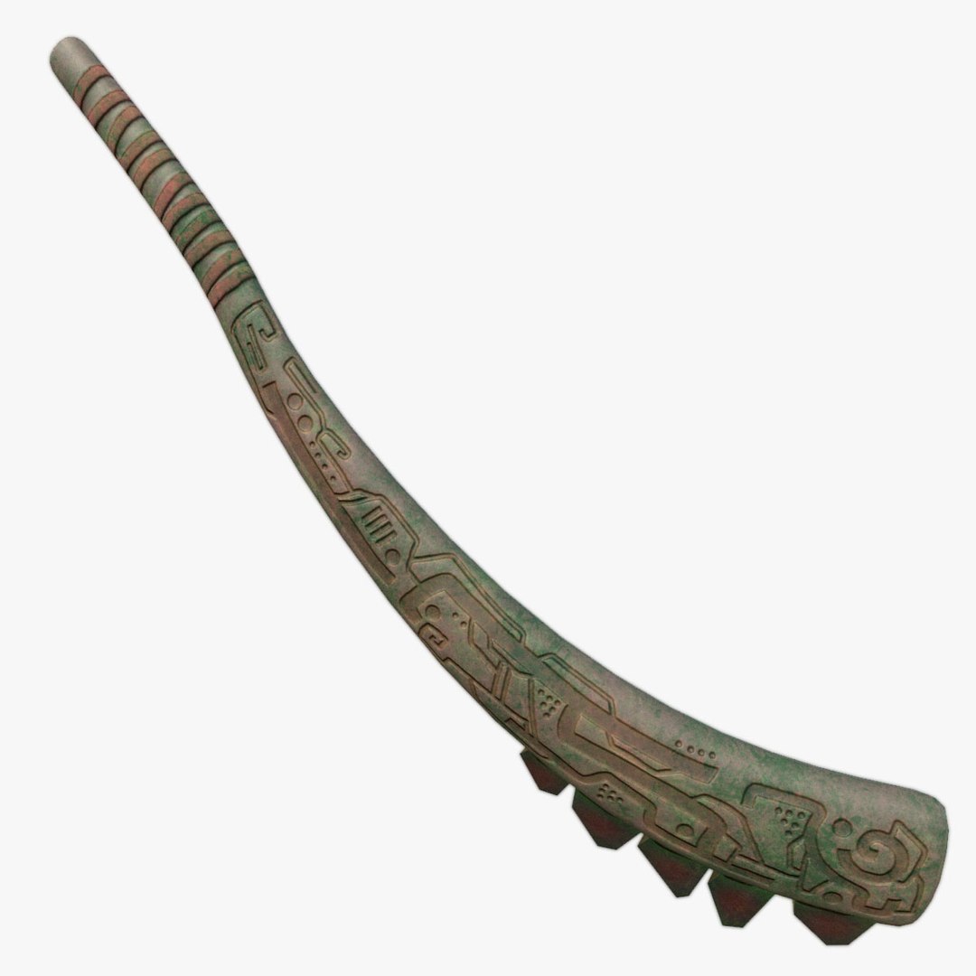 3D Mayan Weapon - TurboSquid 2390731