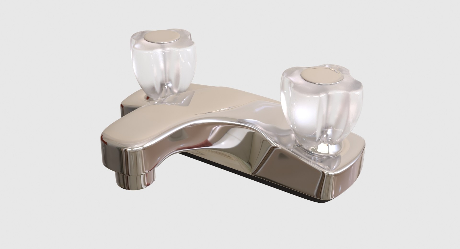 Bathroom Faucet 3D Model - TurboSquid 1495903
