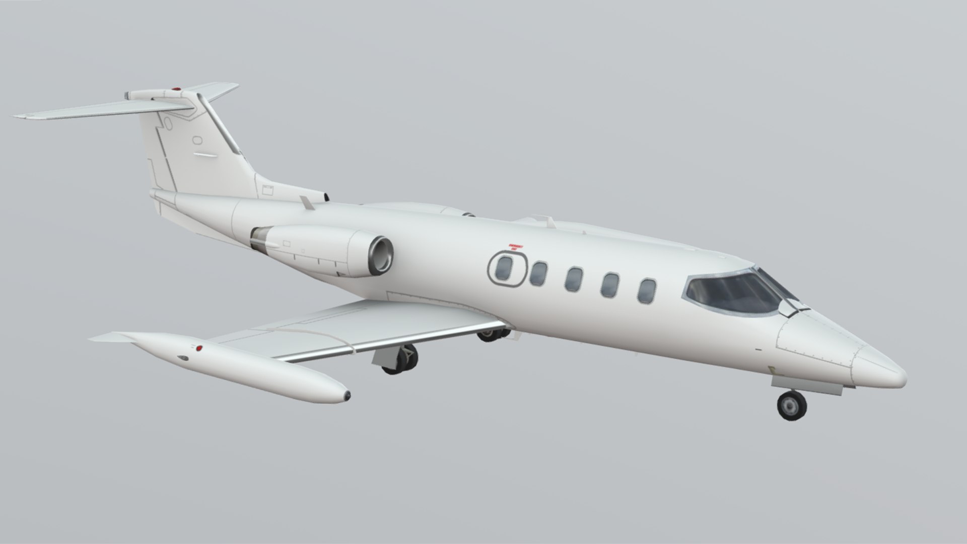 3D Model Learjet 25 - TurboSquid 2217912
