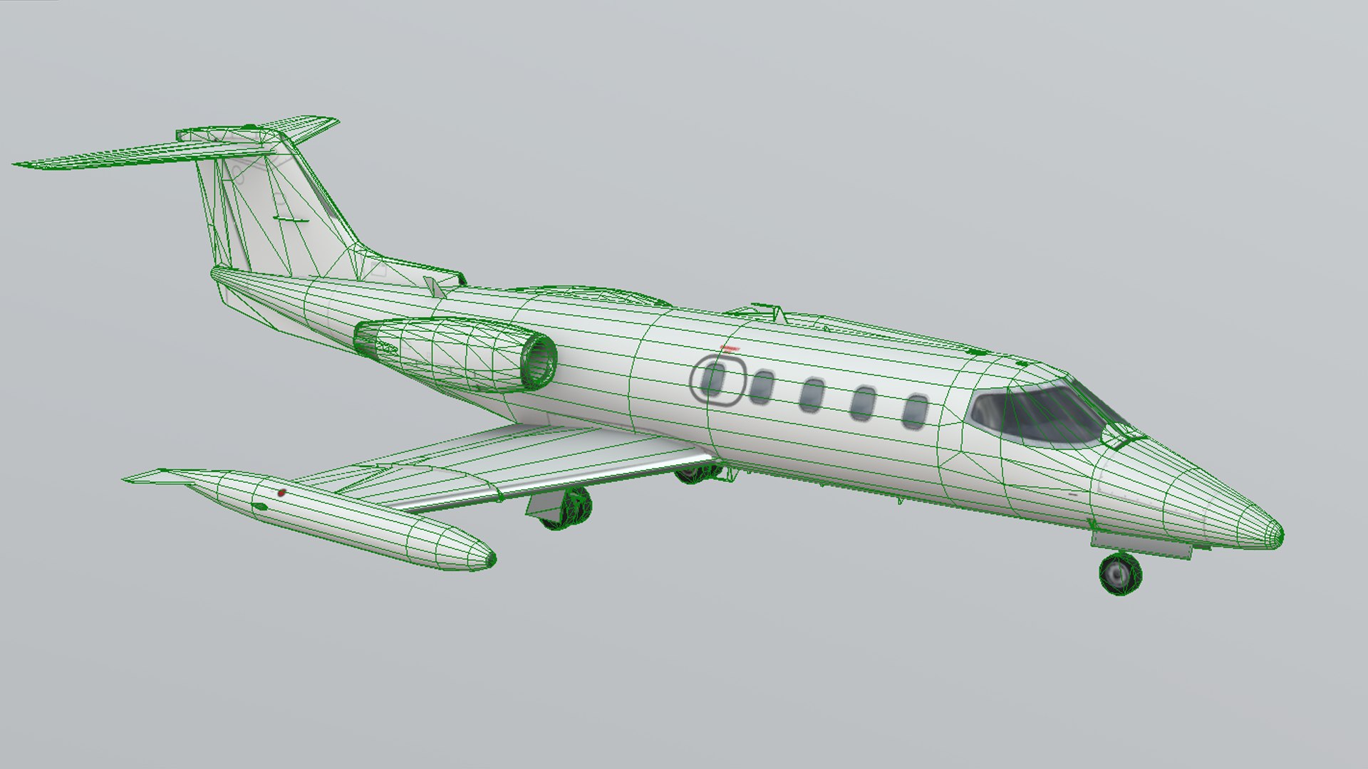 3D Model Learjet 25 - TurboSquid 2217912