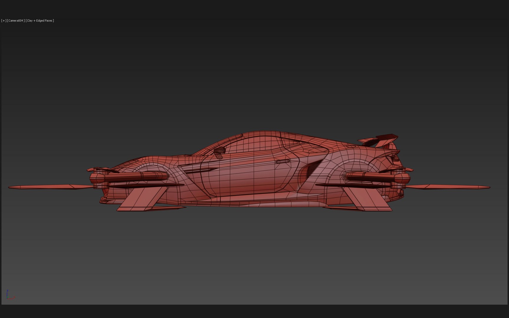 HD Generic Flying Sport Car Model - TurboSquid 2214913