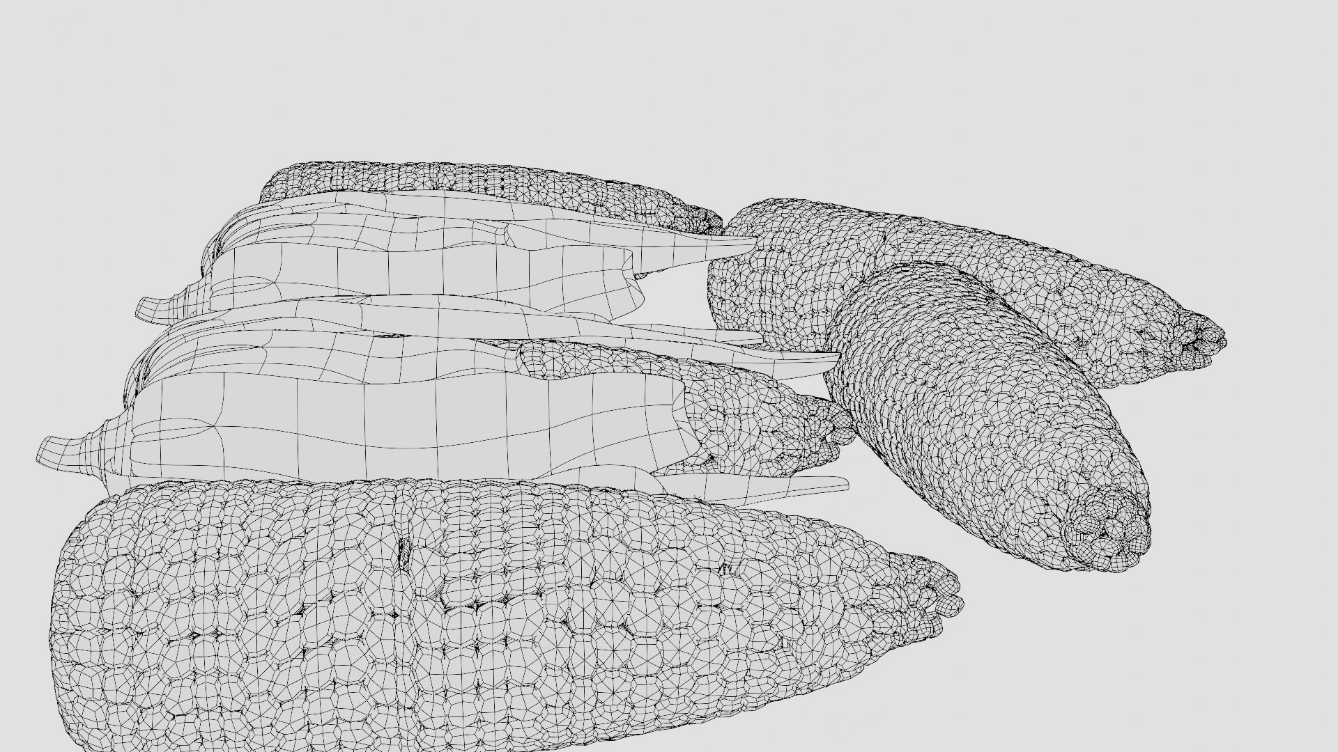 3D Realistic roasted Corn maize pbr - TurboSquid 2173728