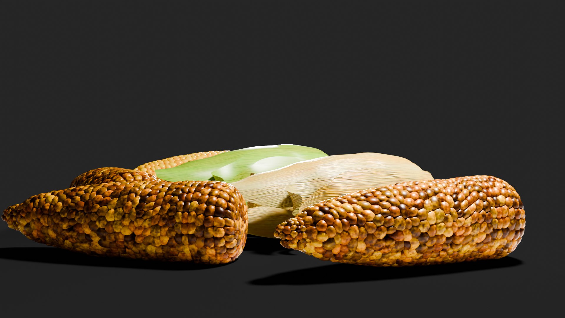 3D Realistic roasted Corn maize pbr - TurboSquid 2173728