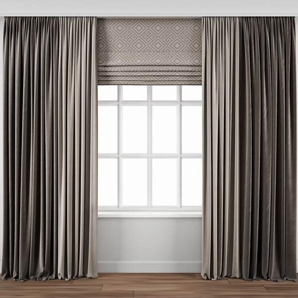 Window Curtain 3D Models for Download | TurboSquid