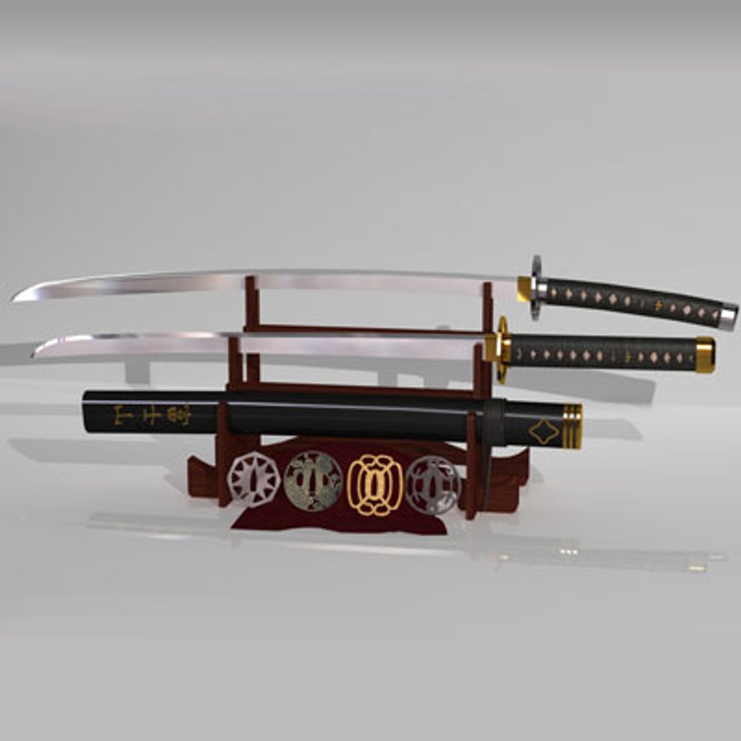 3d Japanese Sword - Katana Model