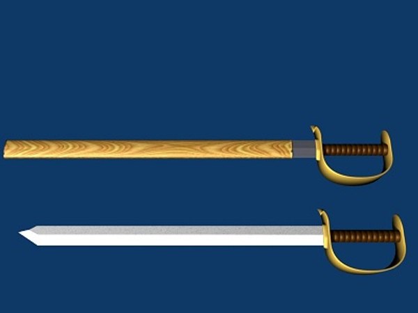 3d model saber blade