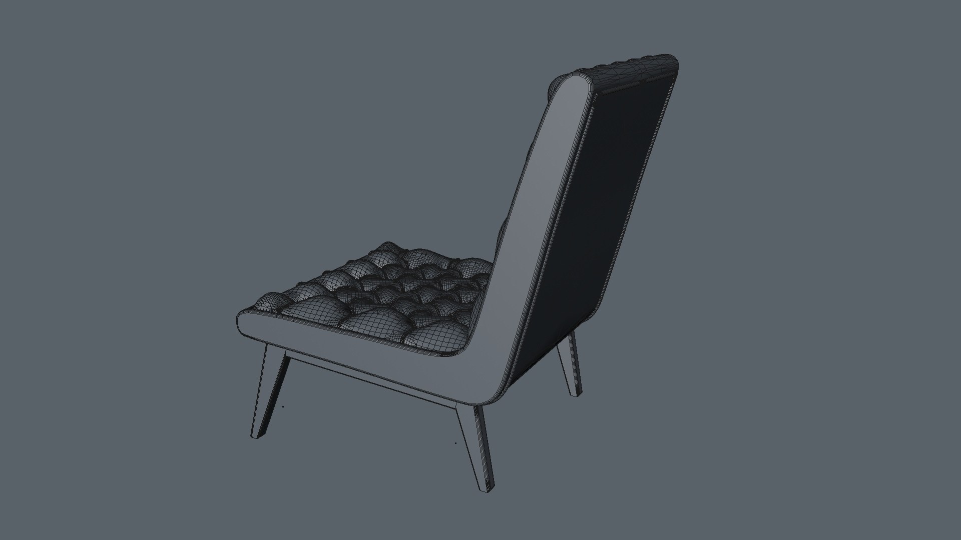 3D annetha century modern black model - TurboSquid 1631963