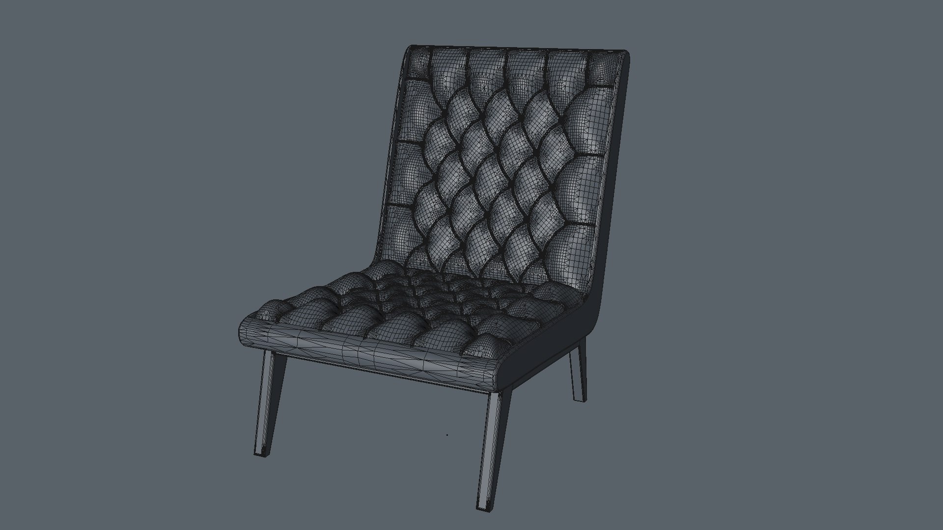 3D annetha century modern black model - TurboSquid 1631963