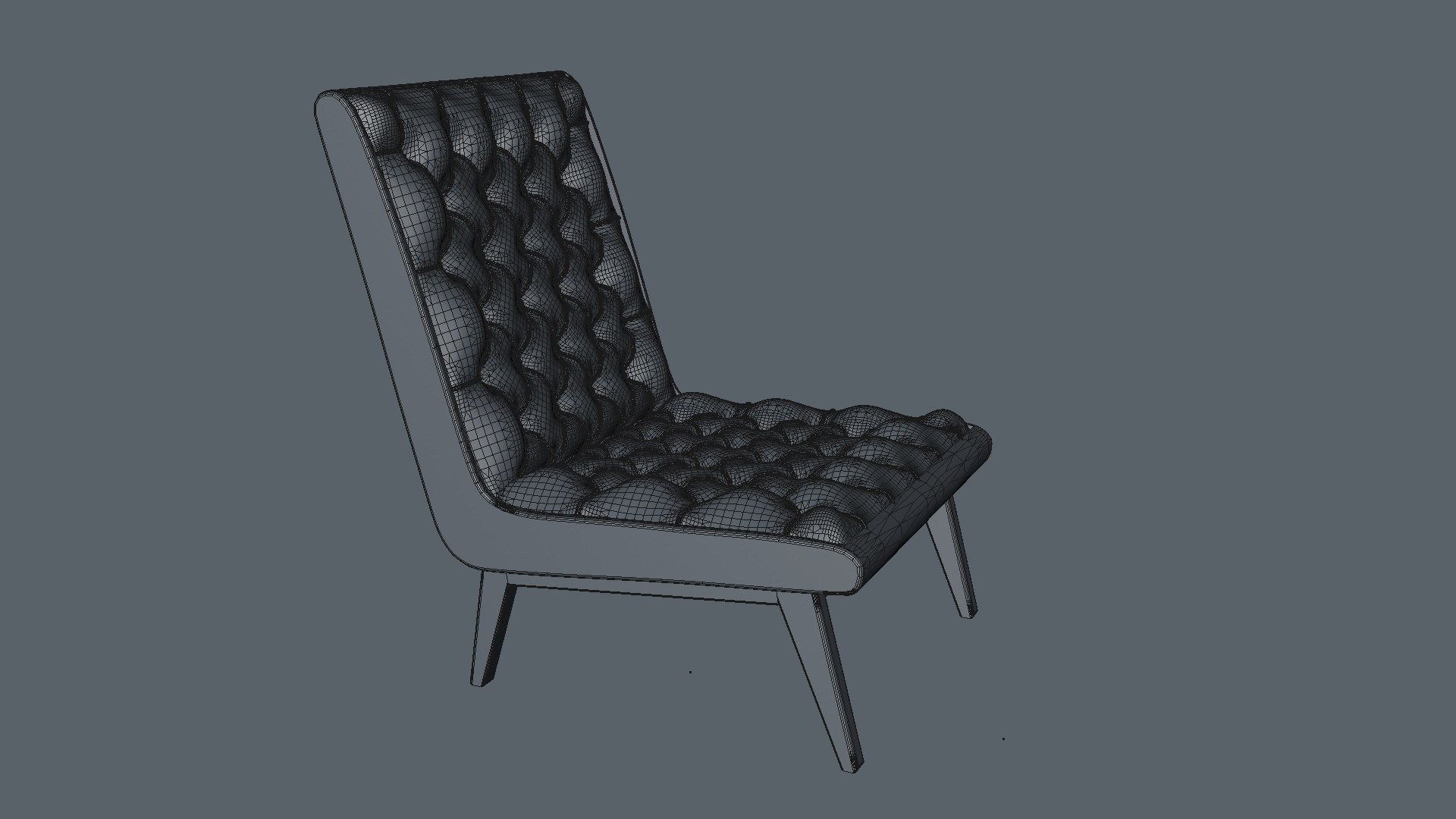 3D annetha century modern black model - TurboSquid 1631963