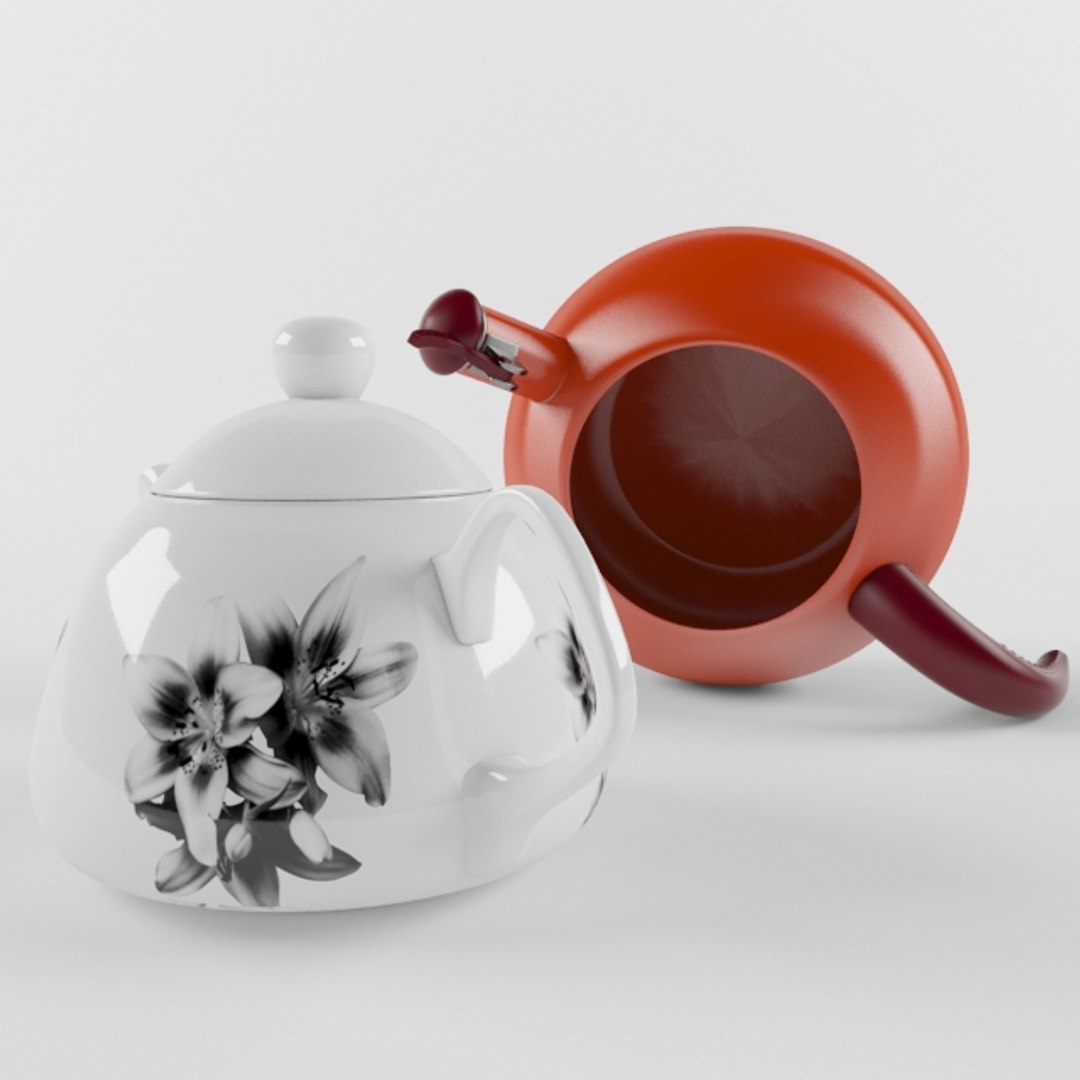 3d max ceramical kettle