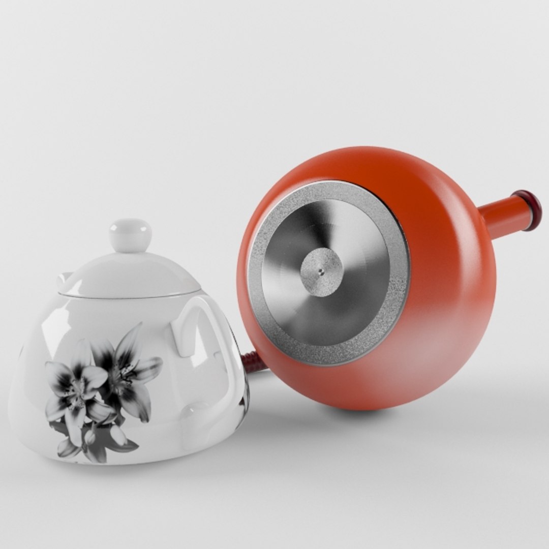 3d max ceramical kettle