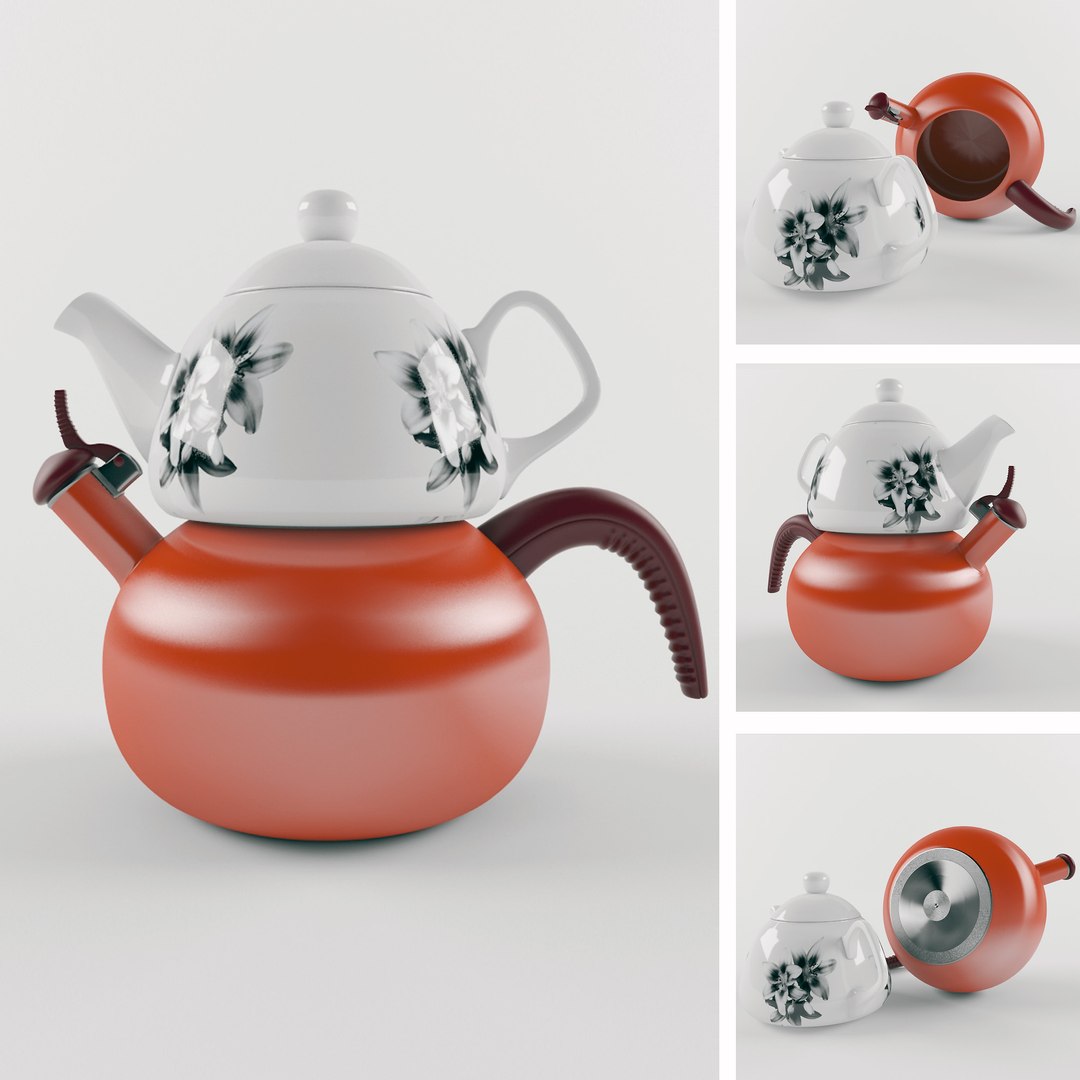 3d max ceramical kettle