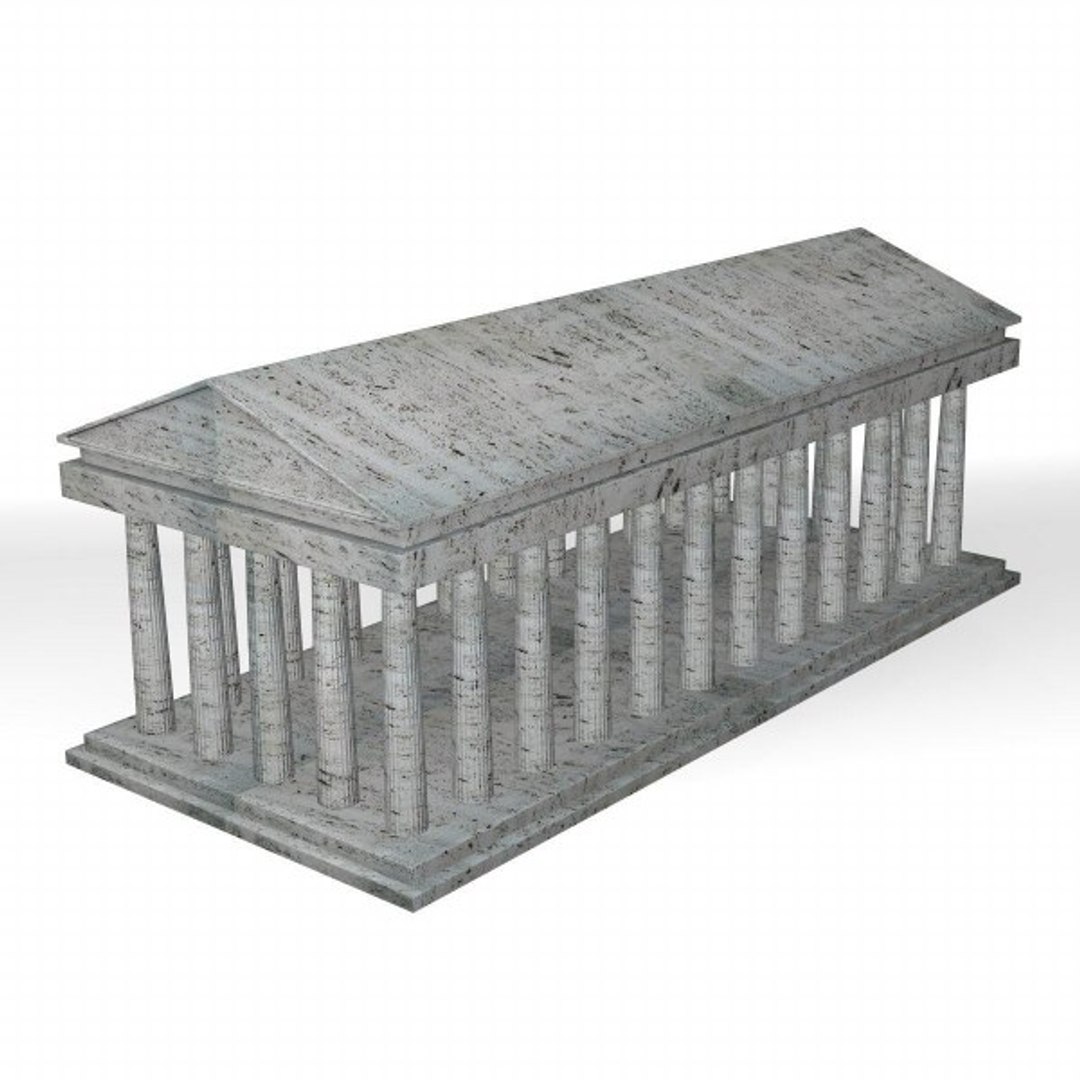 3d Doric Temple