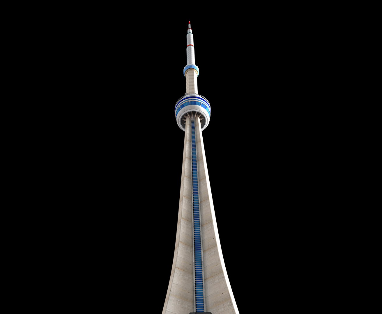 Cn Tower 3D Model - TurboSquid 1176744
