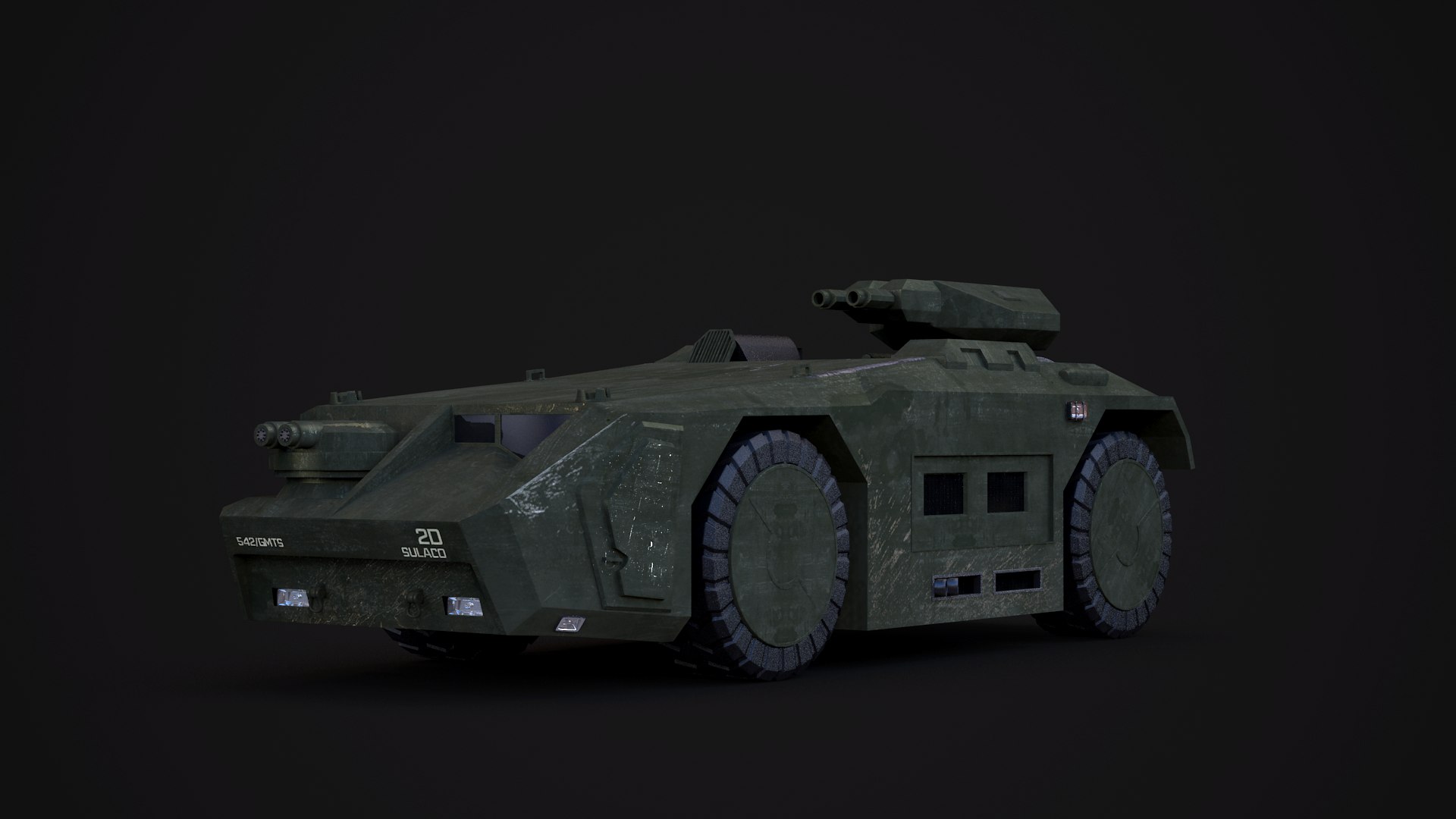 3D Model Apc Colonial Marines - TurboSquid 1637532