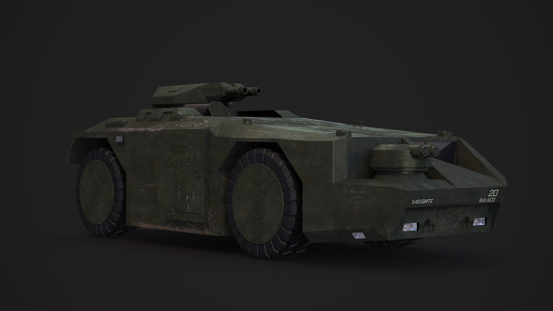 3D Model Apc Colonial Marines - TurboSquid 1637532