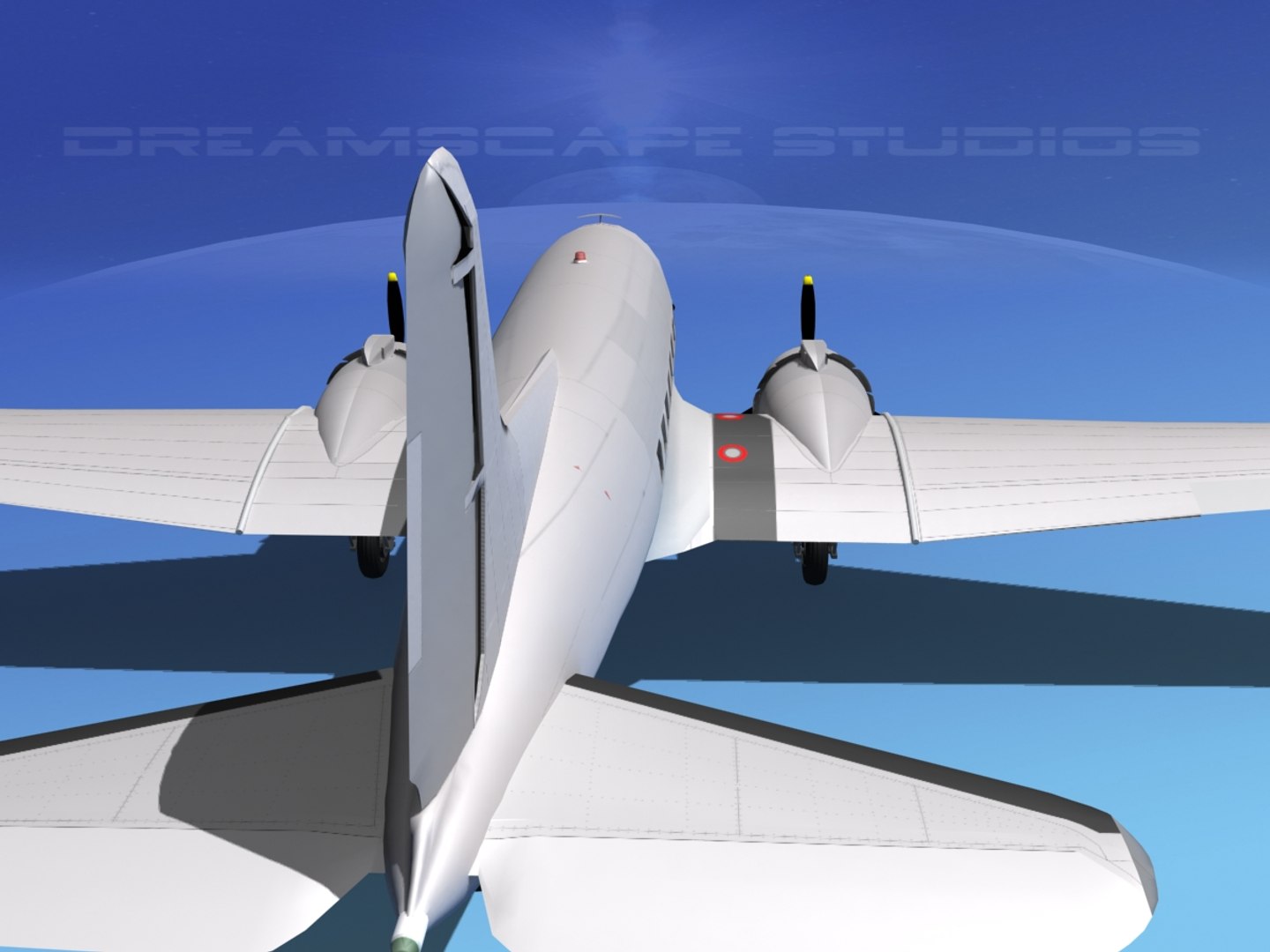 3d Model Dc-3 Douglas