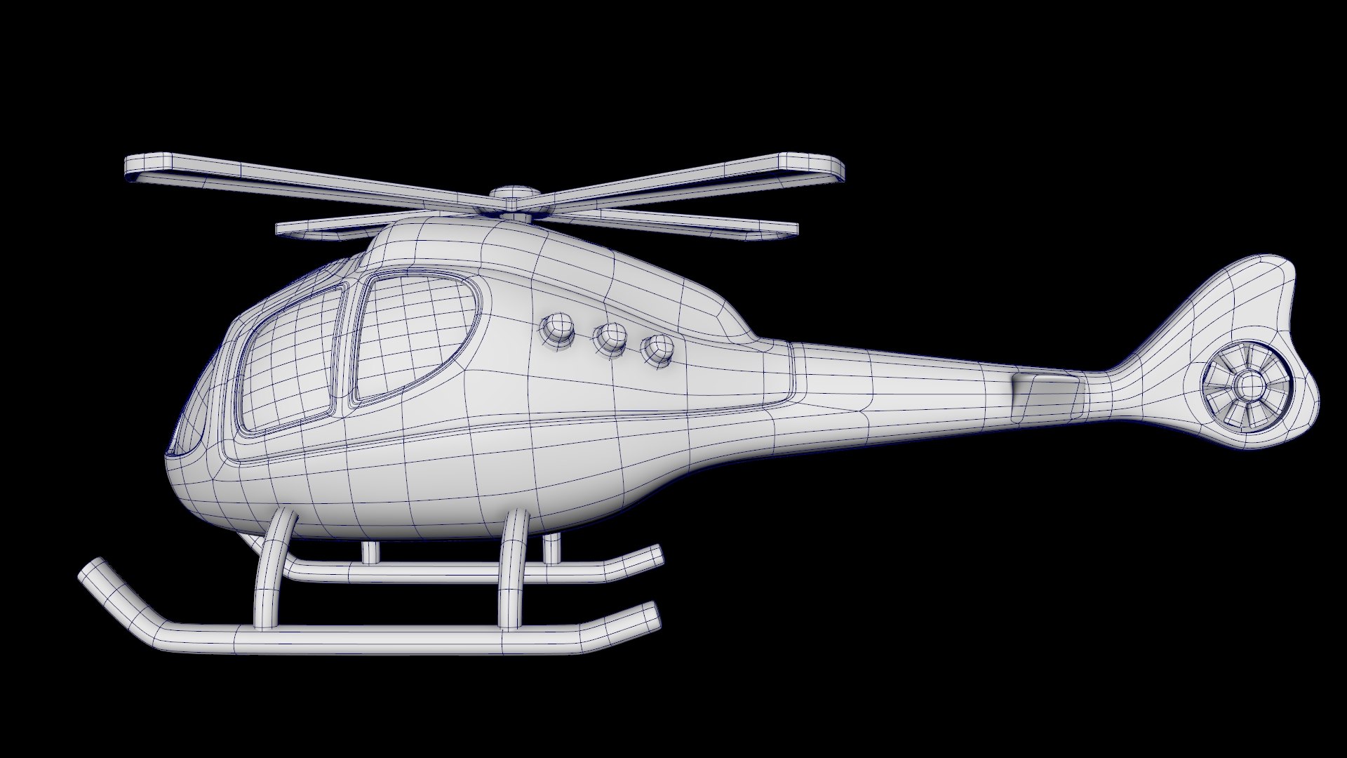 Helicopter Toy Copter 3D Model - TurboSquid 1683678