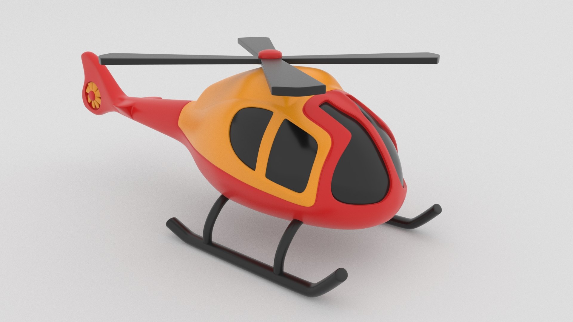 Helicopter Toy Copter 3D Model - TurboSquid 1683678