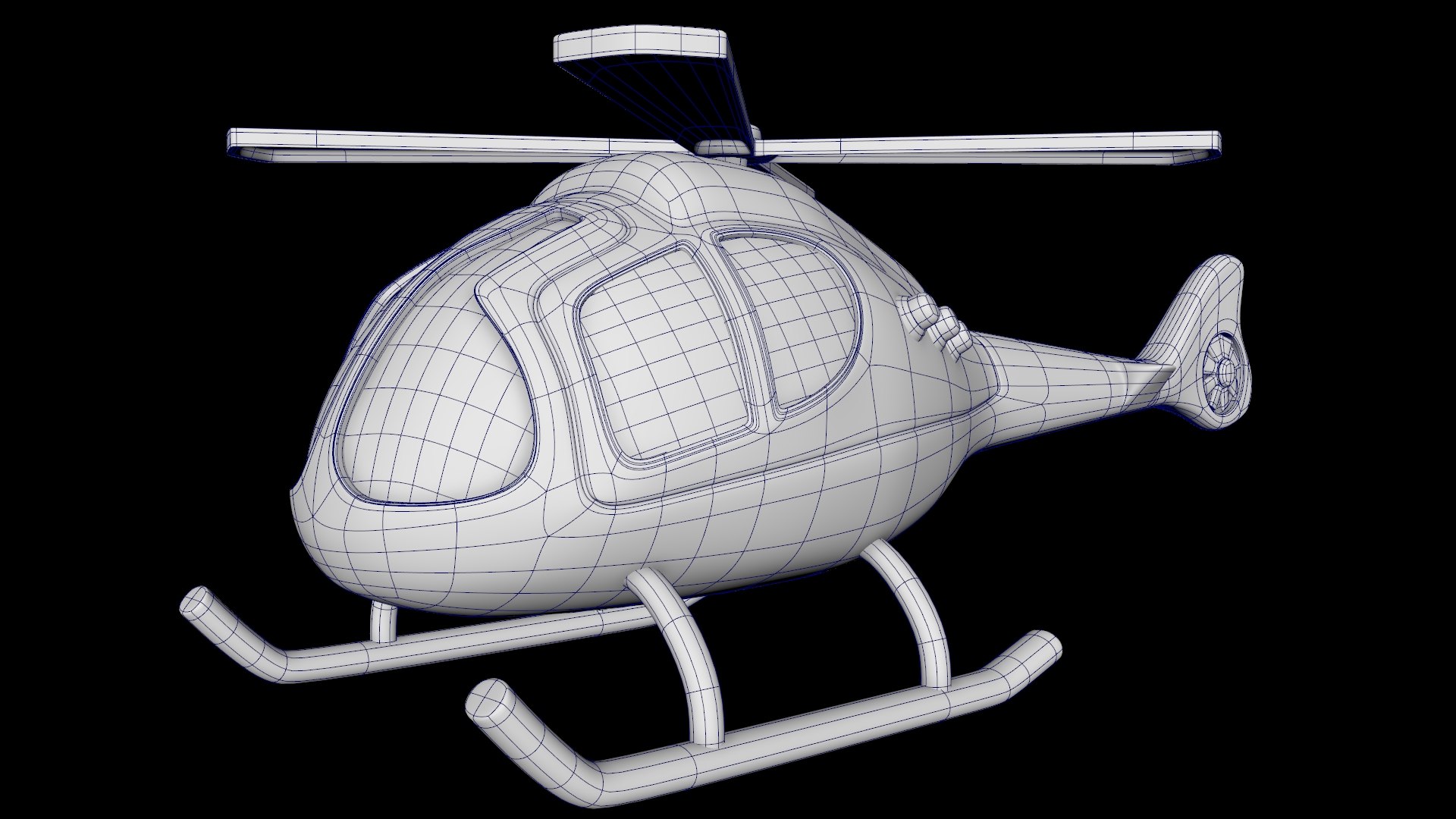 Helicopter Toy Copter 3D Model - TurboSquid 1683678