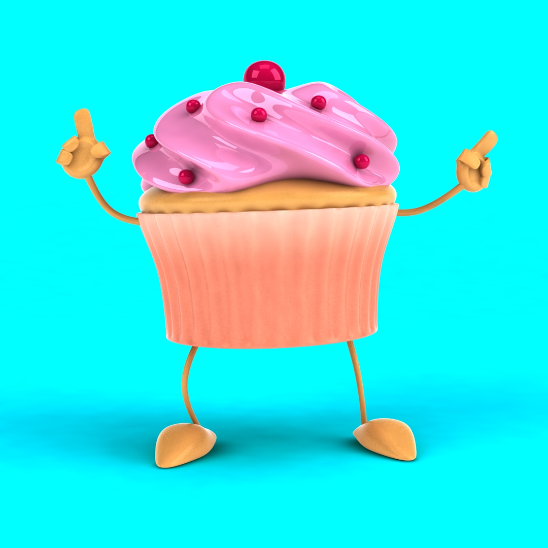 Fun Cupcake ! 3D Model - TurboSquid 1330972