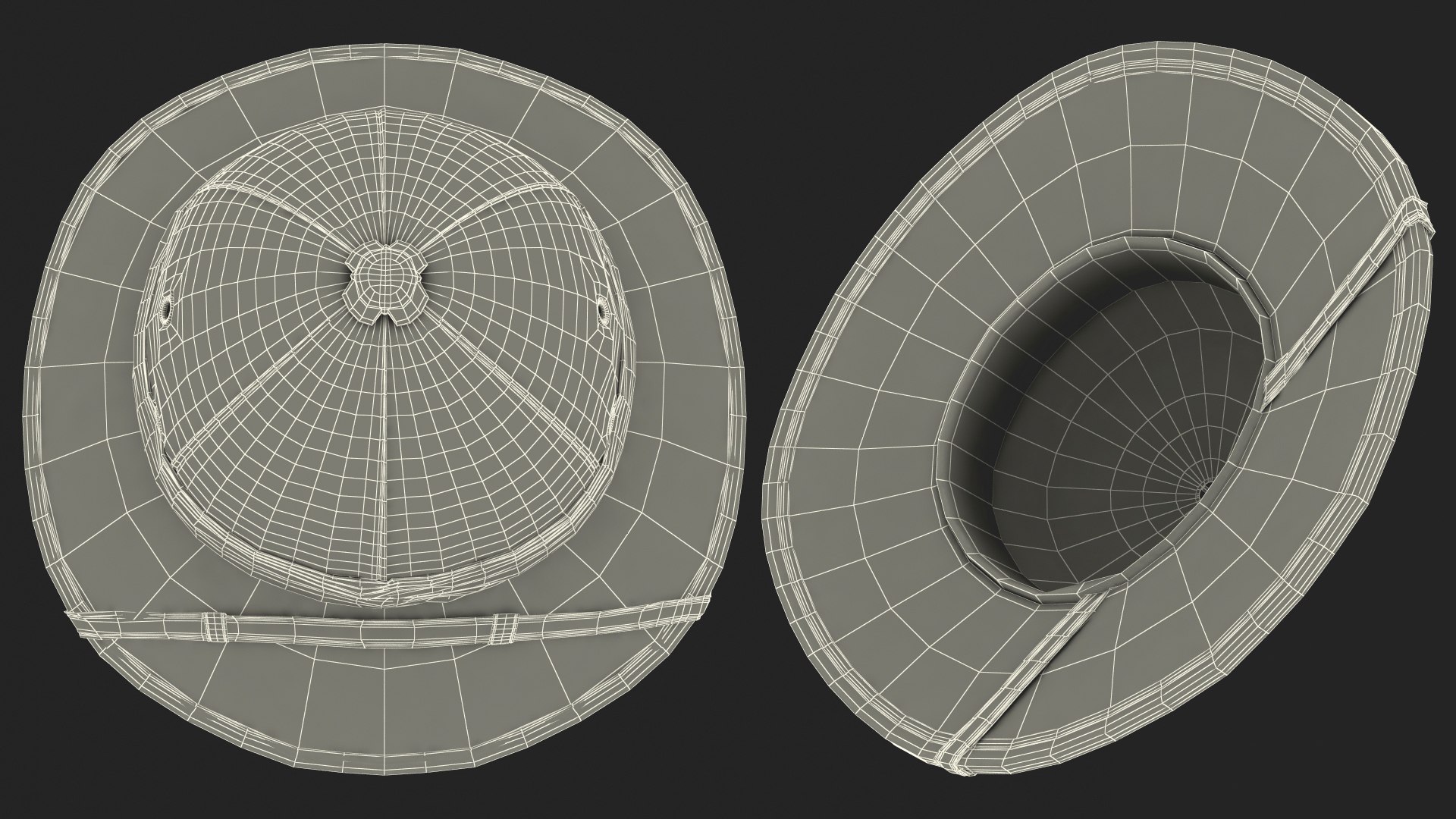 Safari Pith Helmet Model - TurboSquid 2390660