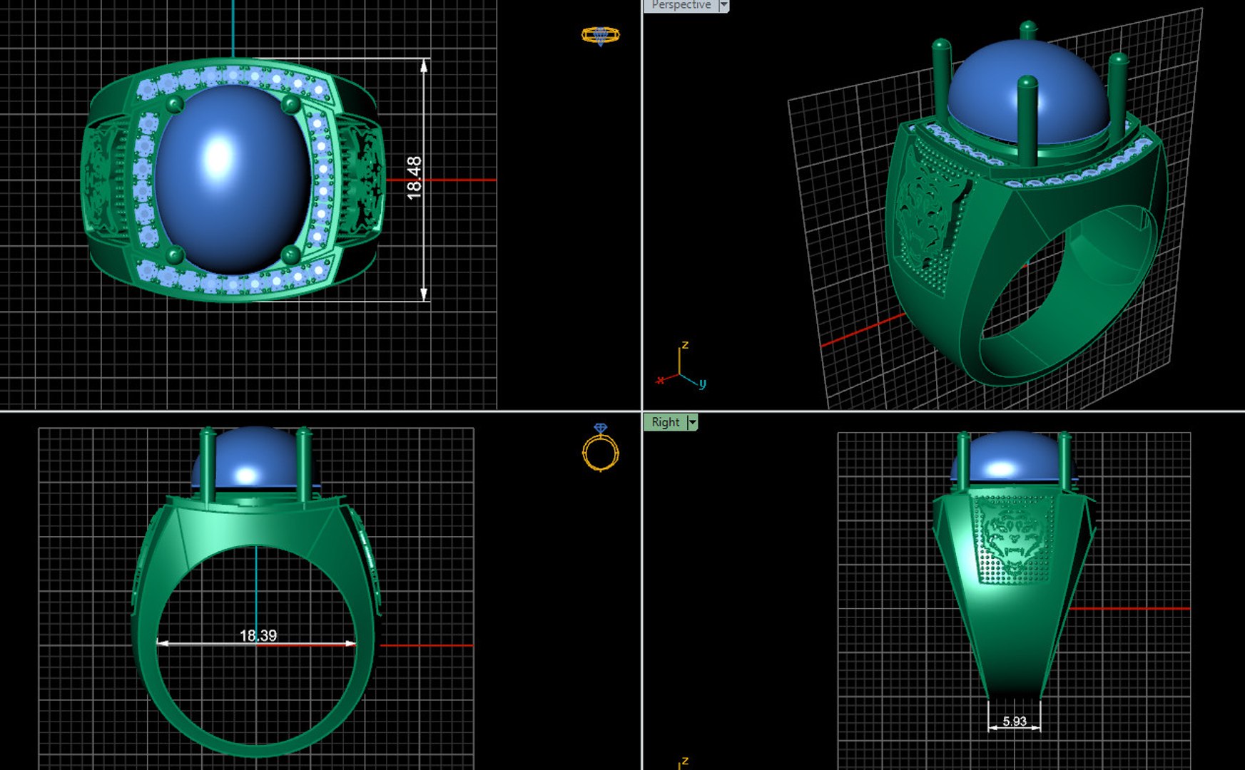 3D Model Ring 135 - TurboSquid 1949466