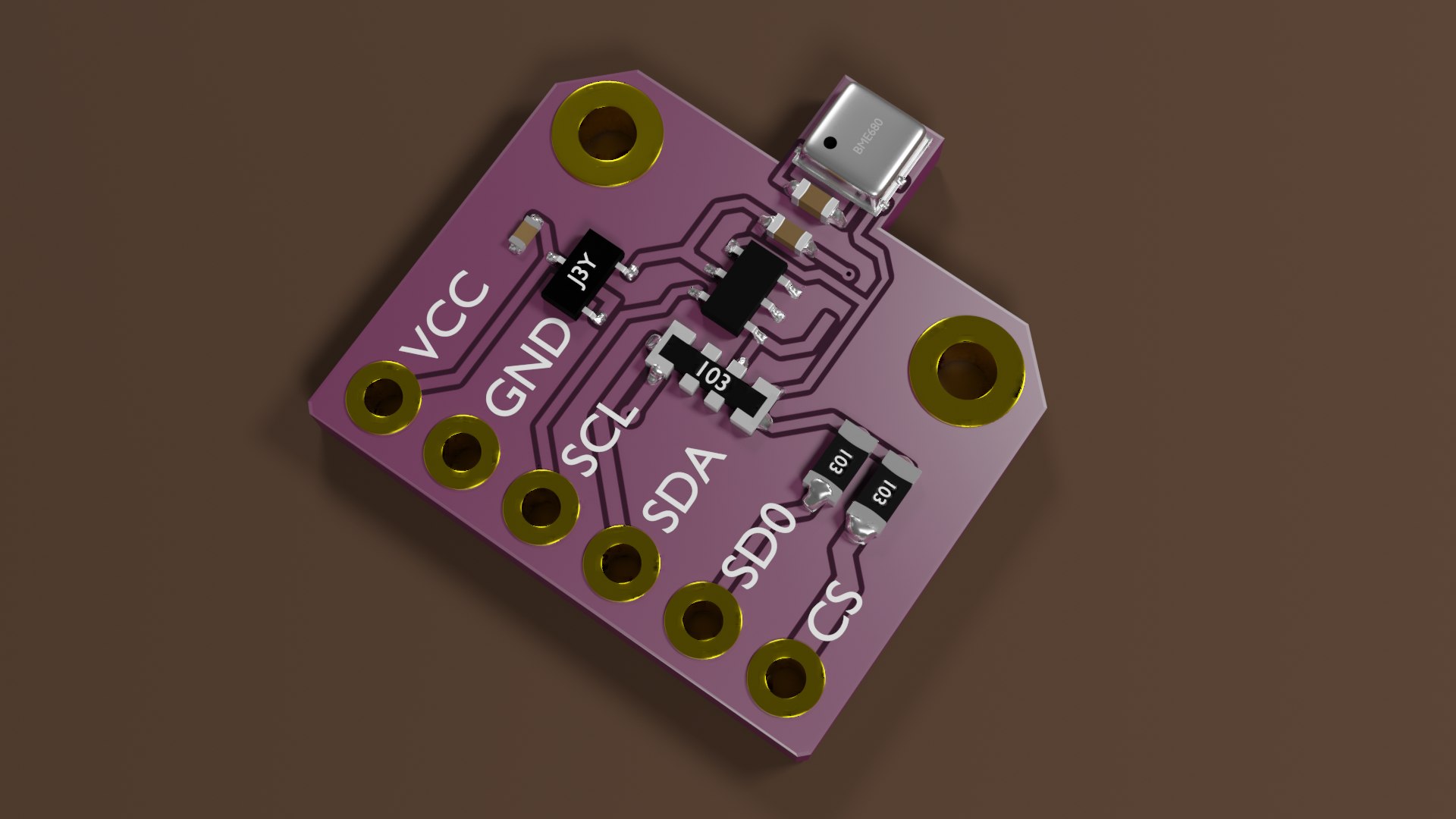 Electronic Sensor Pcb 3D - TurboSquid 1565363