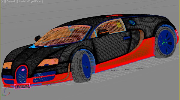3d model bugatti veyron supersport 2010