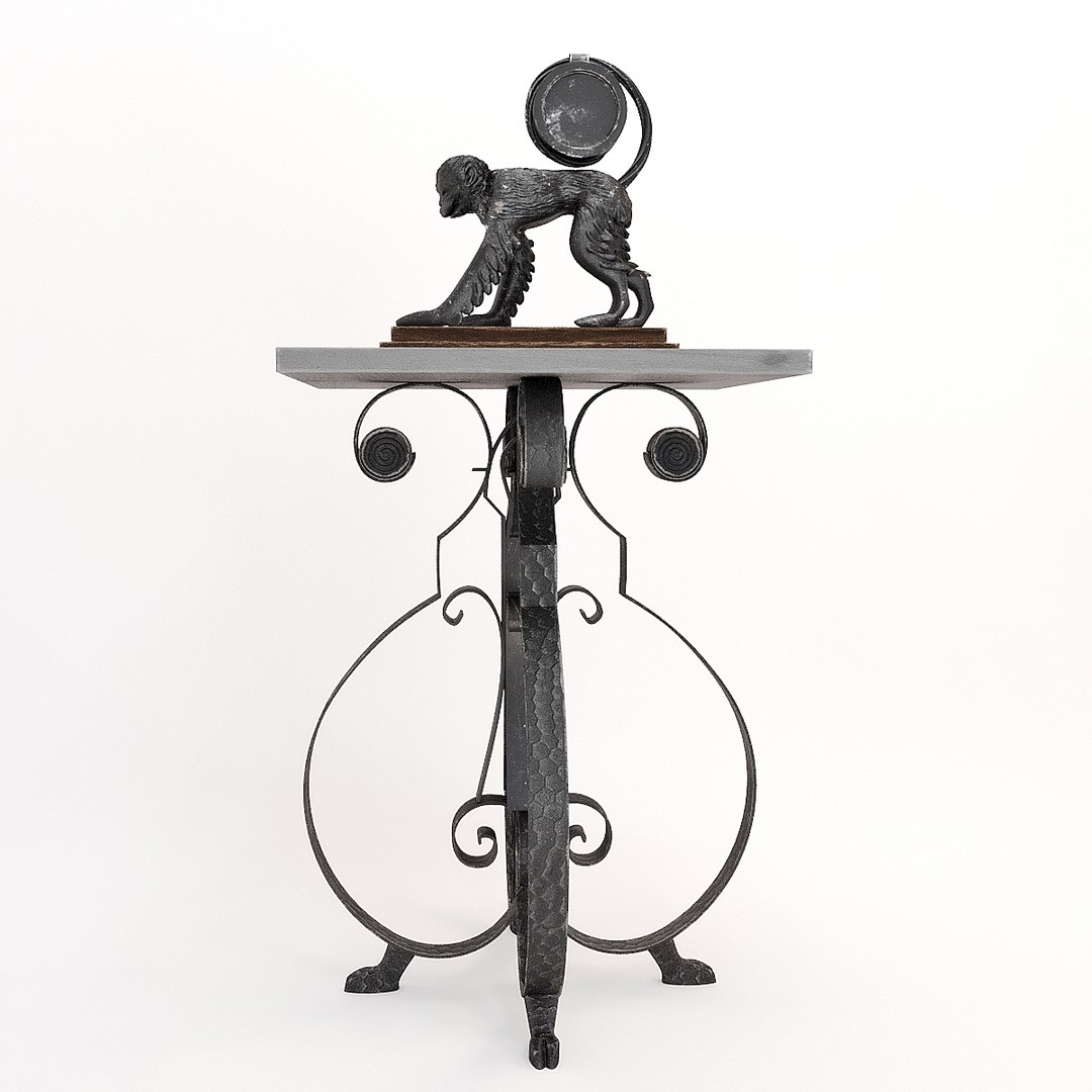 Antique monkey clocks 3D model - TurboSquid 1546599