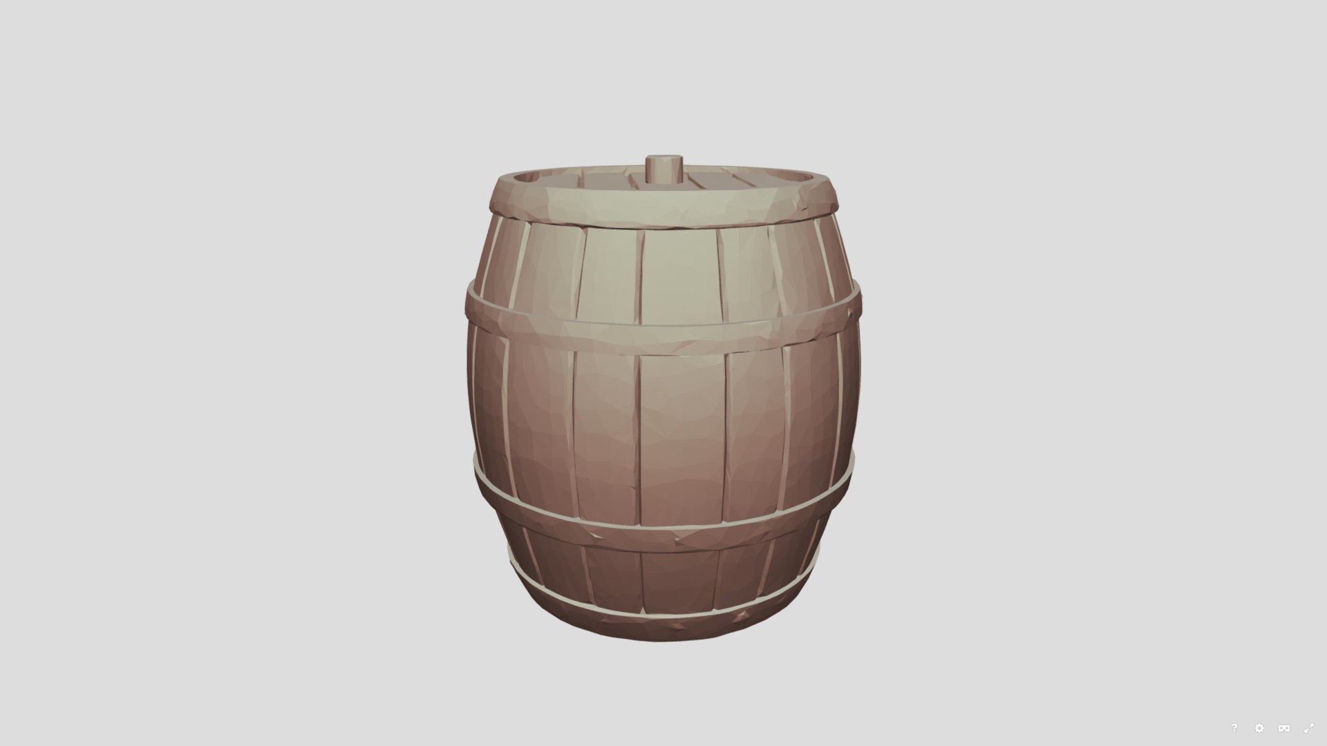 Medieval Wooden Barrel 3D Model - TurboSquid 2411328