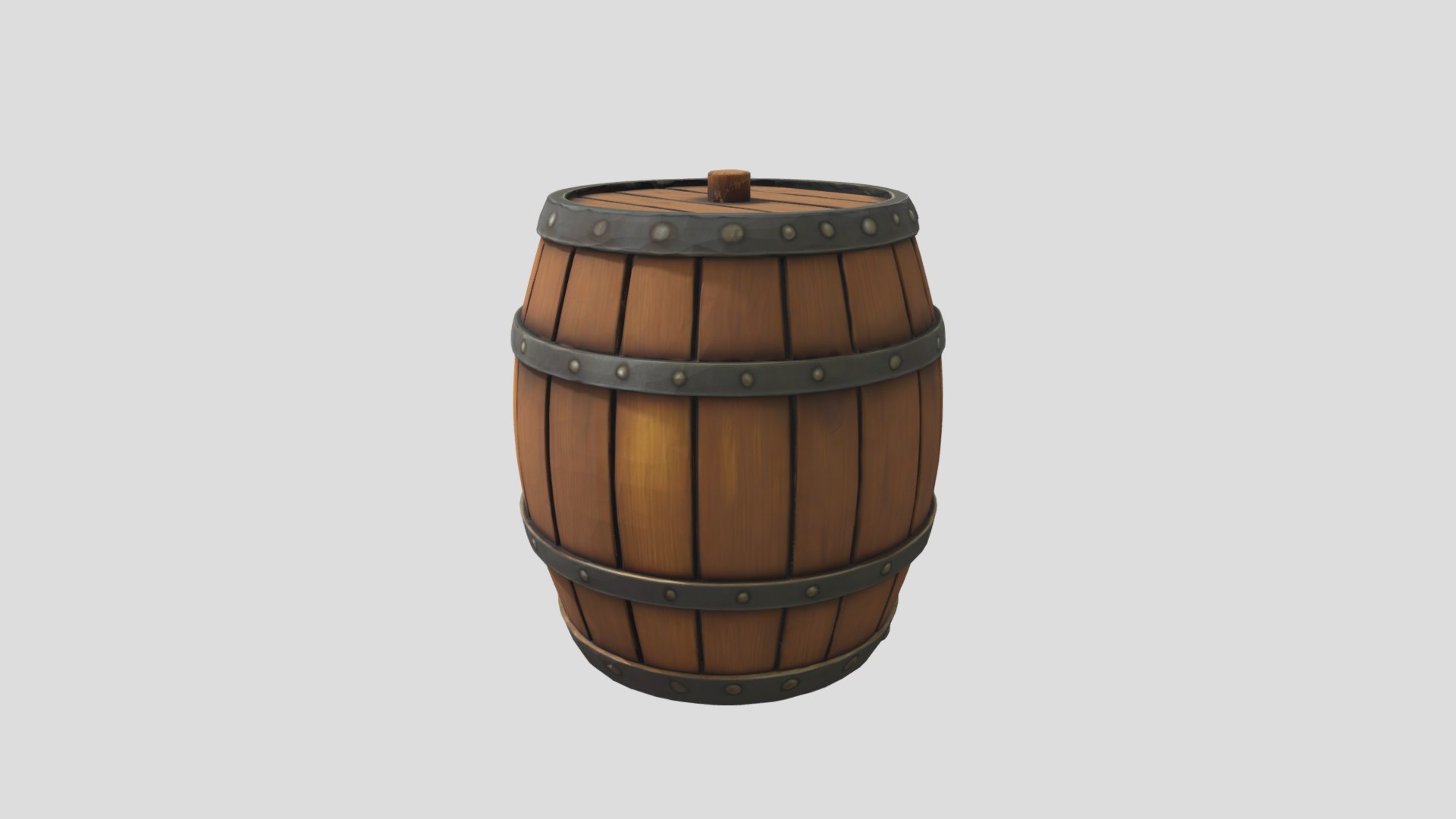 Medieval Wooden Barrel 3D Model - TurboSquid 2411328