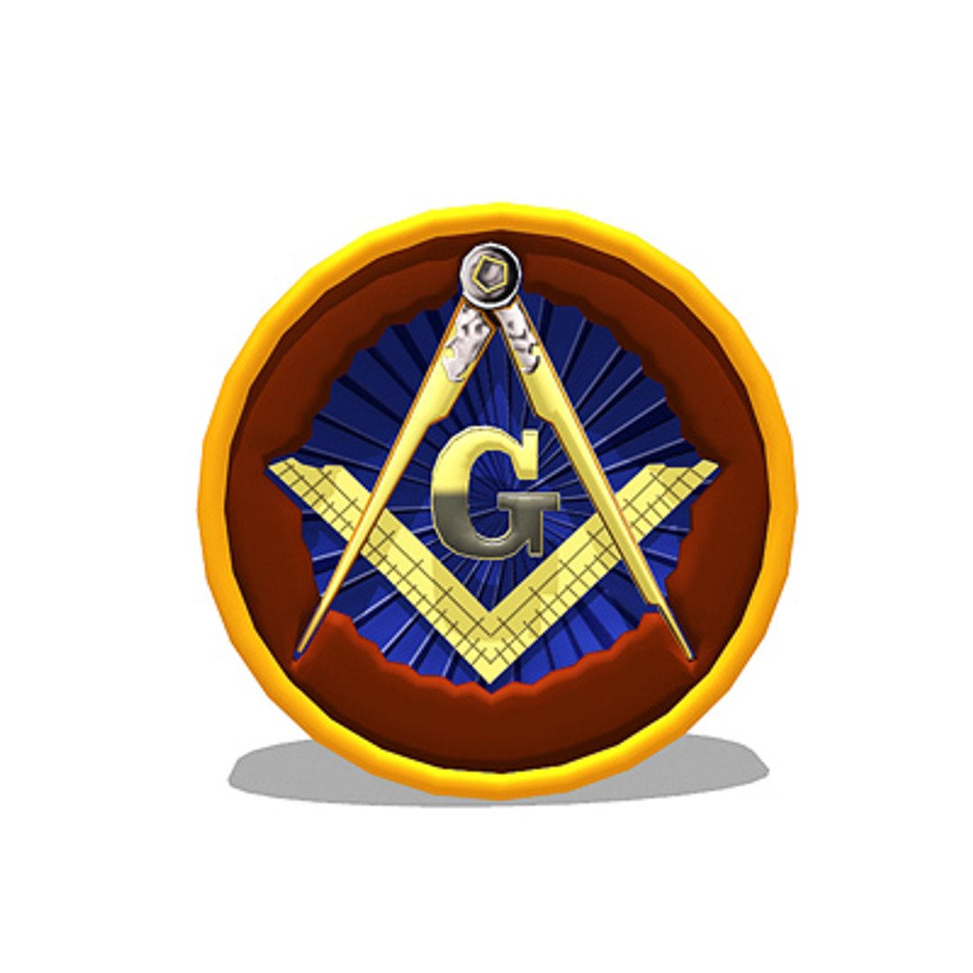 3d Model Masonic Emblem Symbol