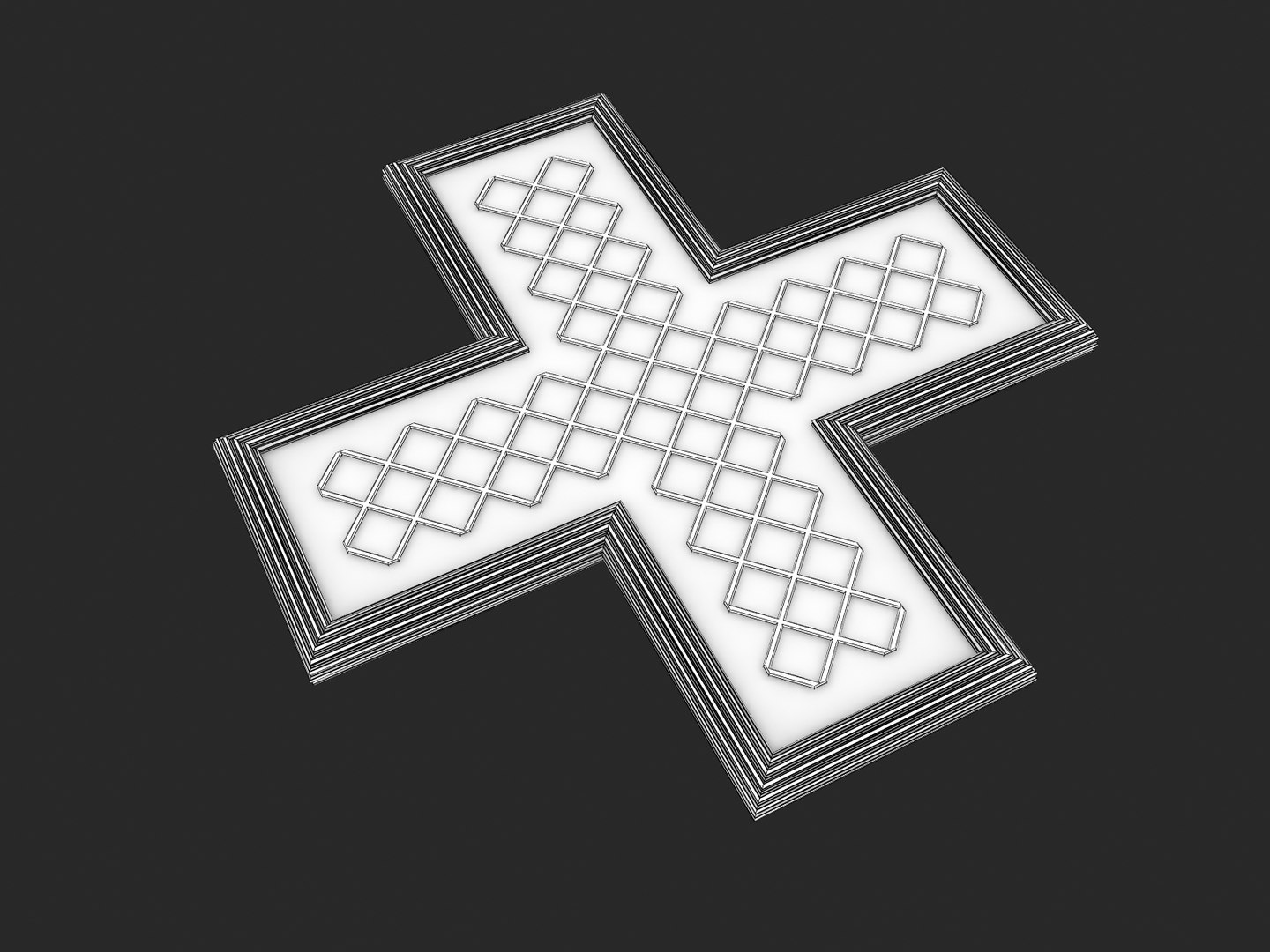 3D Cross - TurboSquid 1473600