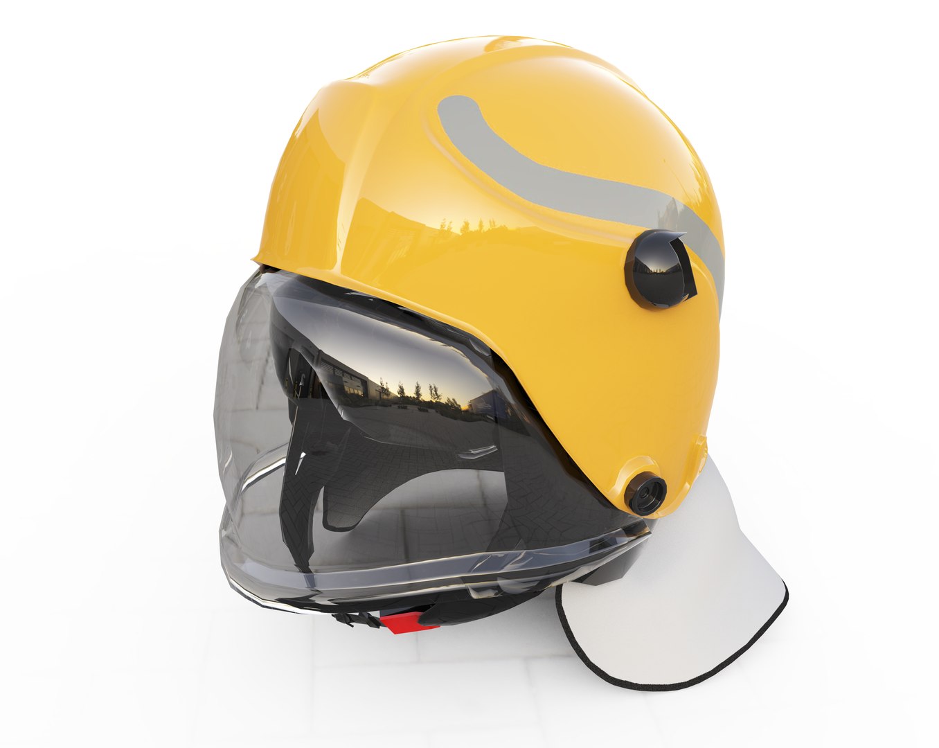 3D Fire Safety Helmet model - TurboSquid 1805192