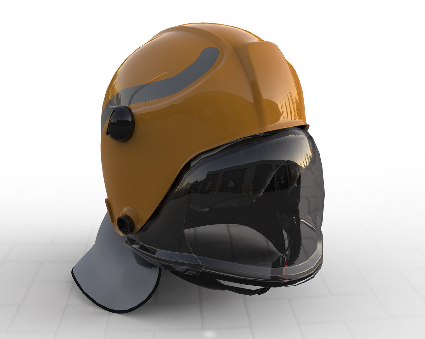 3D Fire Safety Helmet model - TurboSquid 1805192