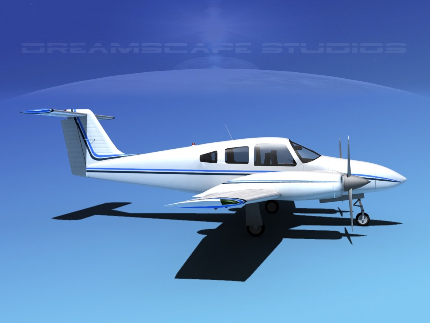 3d Model Propeller Piper Seminole