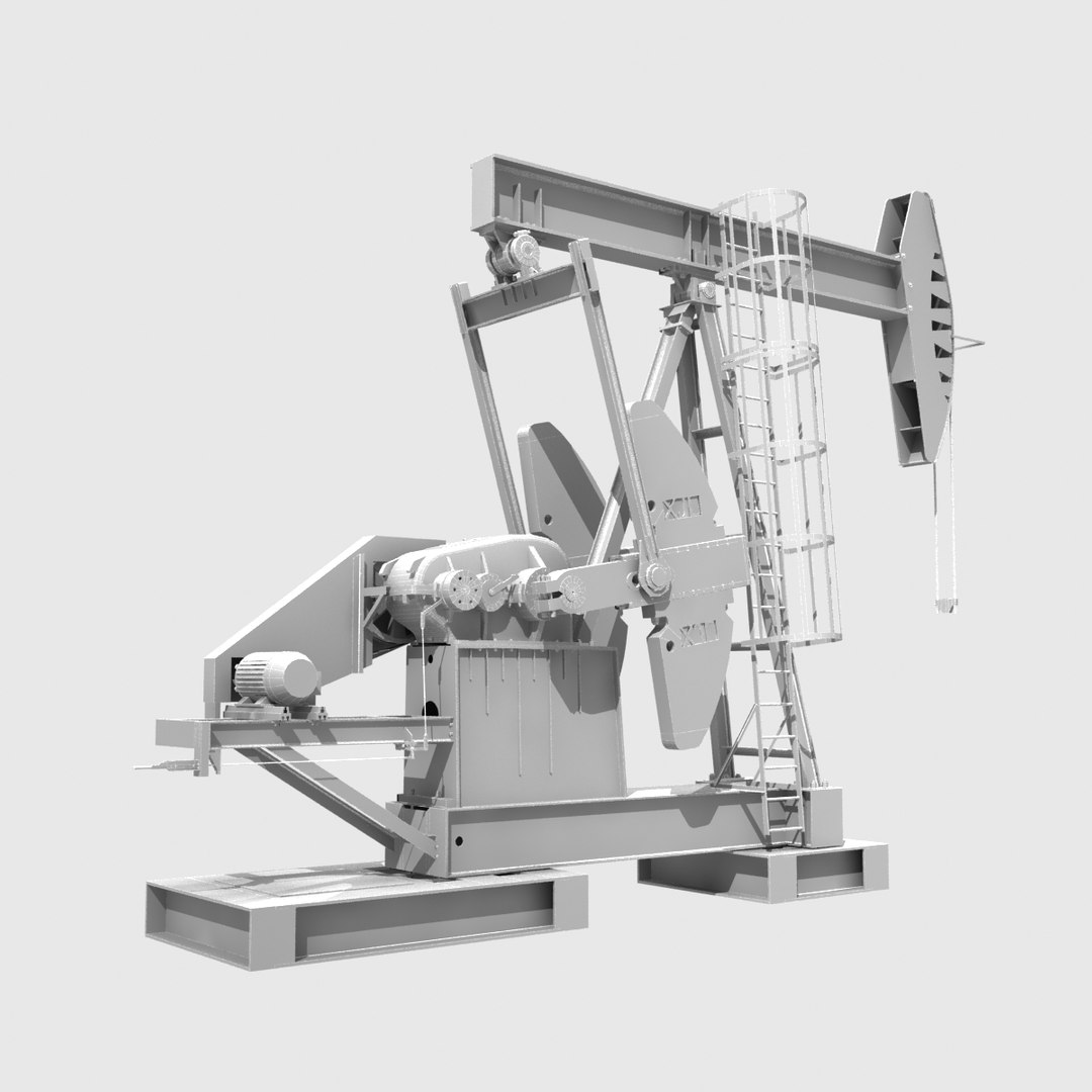 3D Model Beam Pump Oil - TurboSquid 1389275