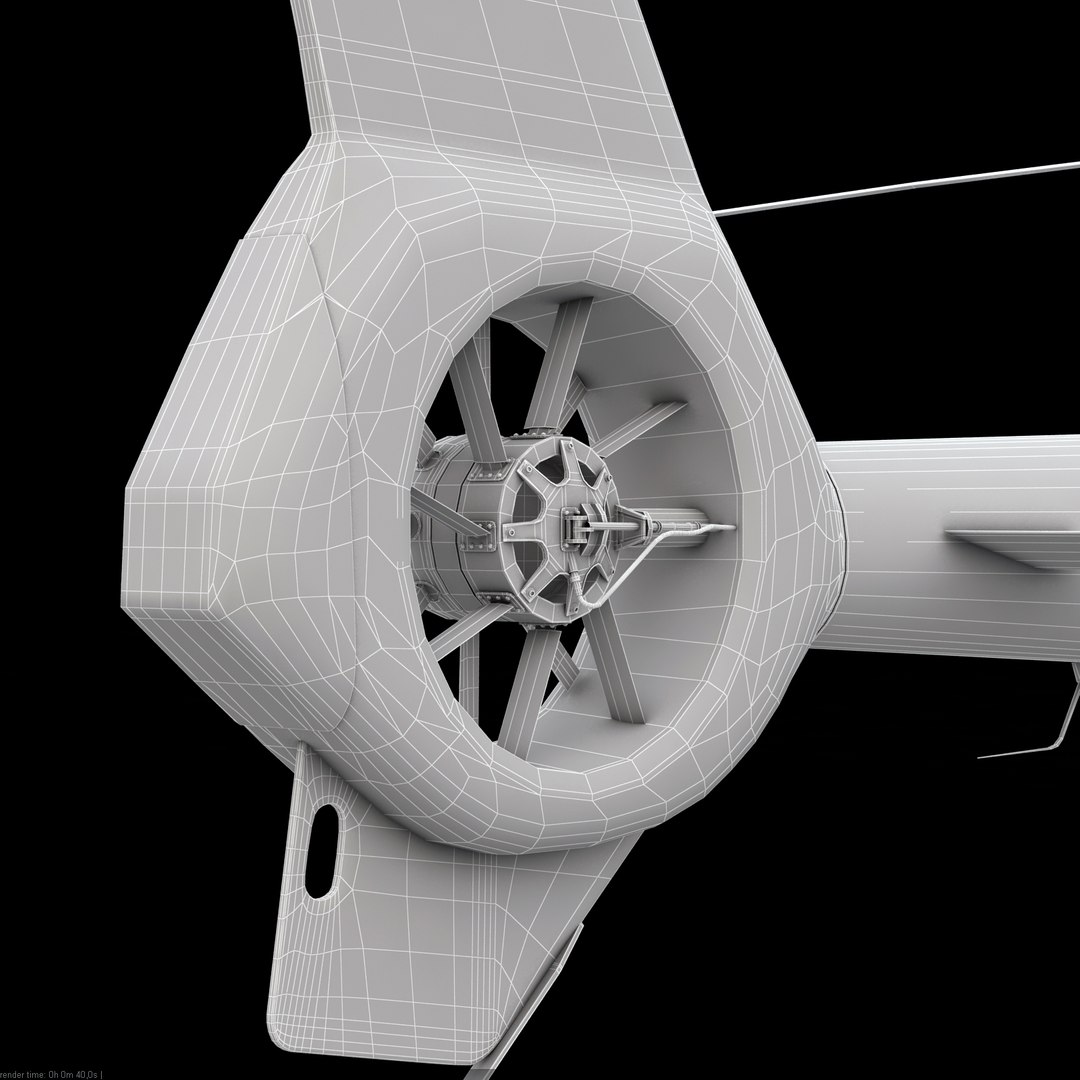 3d Model Eurocopter Ec 120 Red