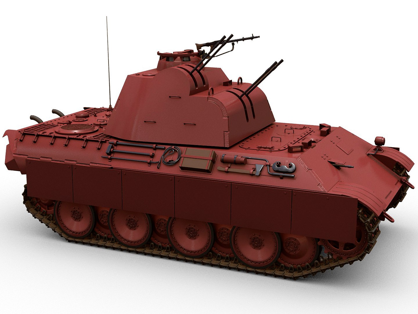 Flak Panther Vierling Model - TurboSquid 1653422