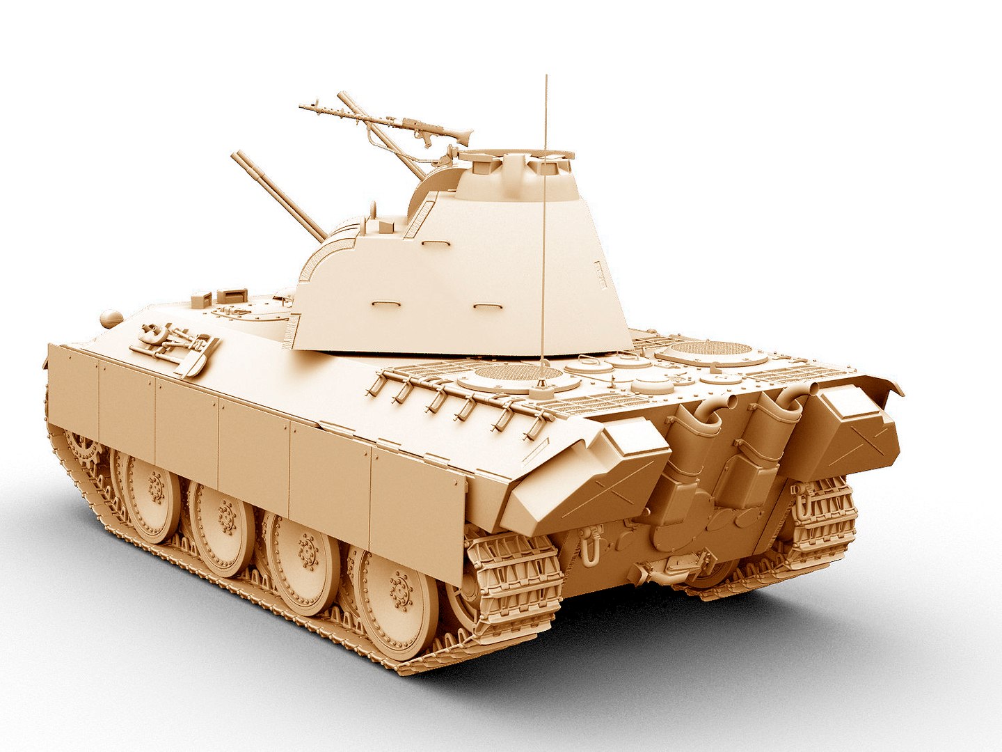 Flak Panther Vierling Model - TurboSquid 1653422