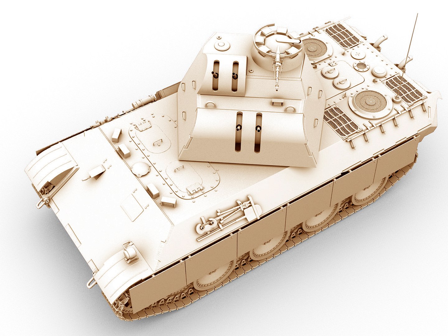 Flak Panther Vierling Model - TurboSquid 1653422
