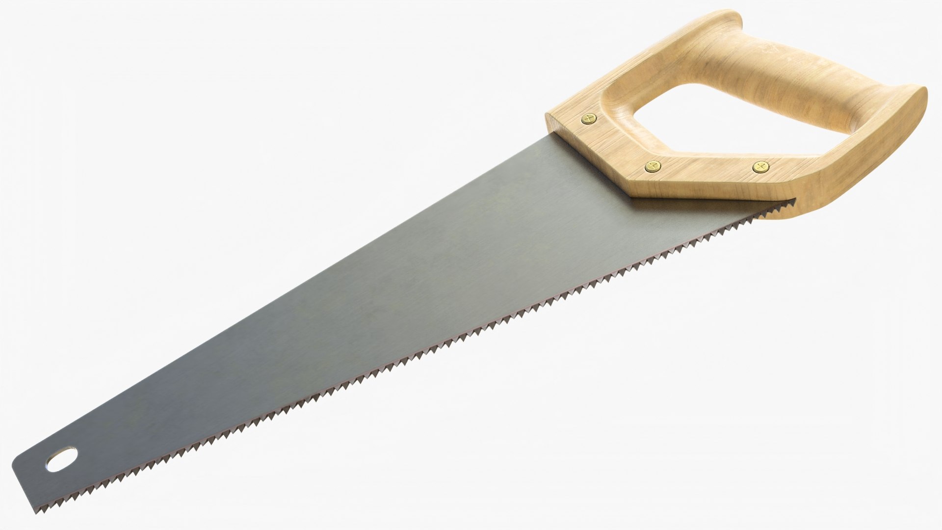 3D Hacksaw wood 01 c model - TurboSquid 1884190