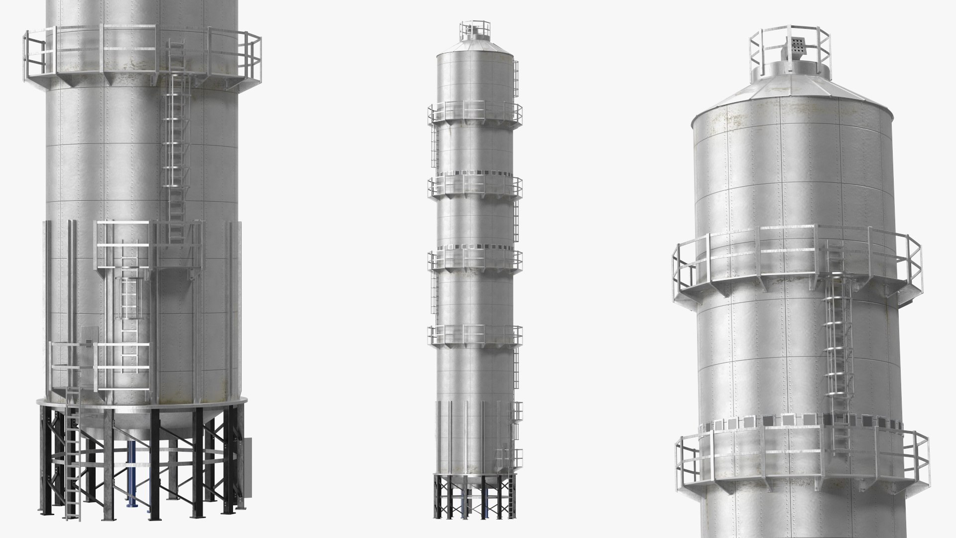 Industrial Silo With External Staircase 3D Model - TurboSquid 2261852