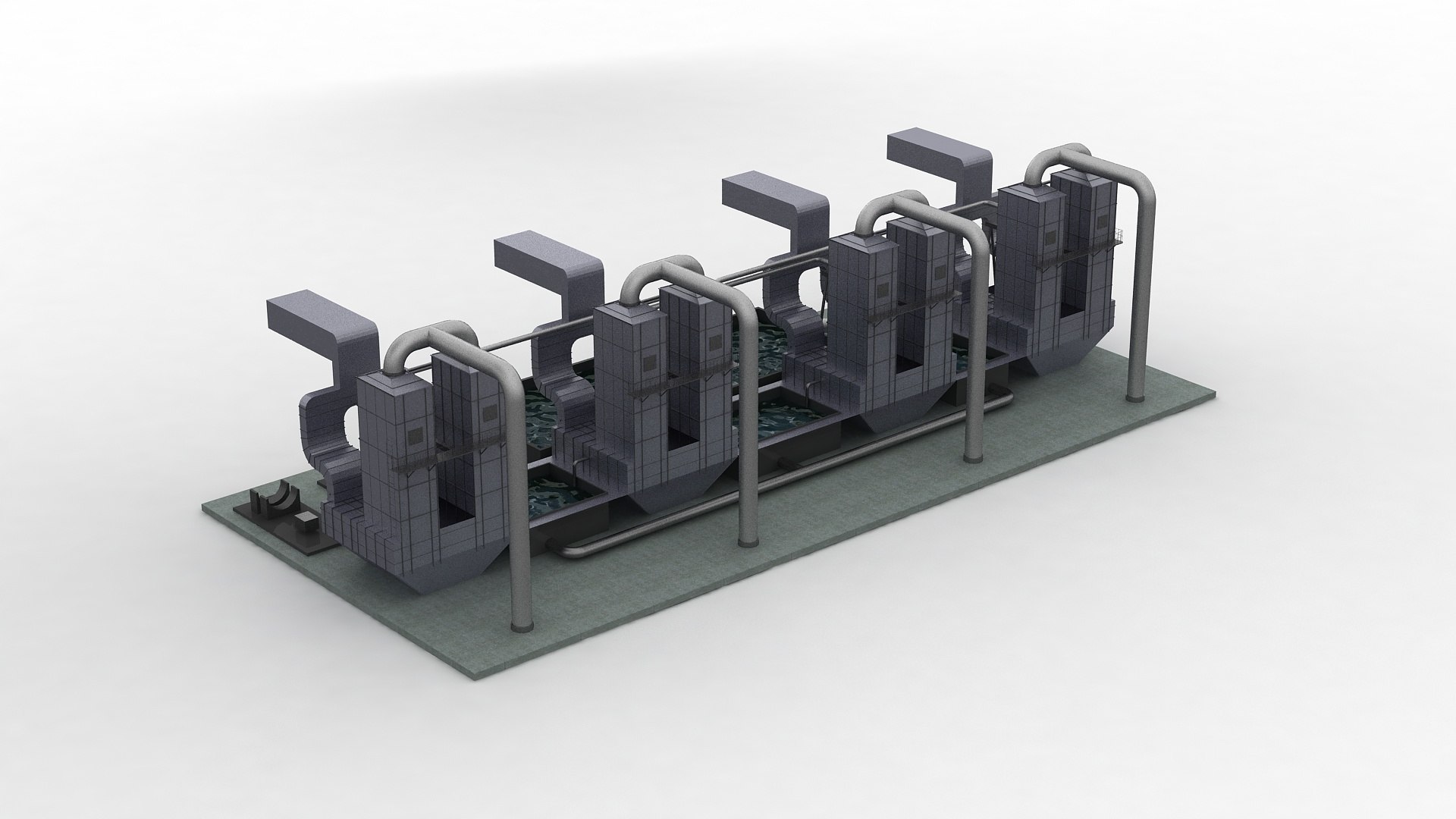 3D Water Purification Pump Valve Engineering Pumping Model - TurboSquid ...