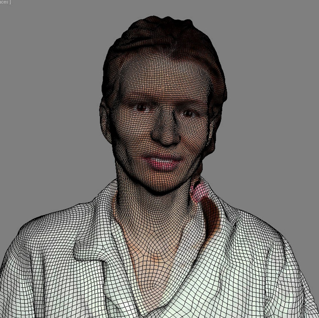 3d woman female human model